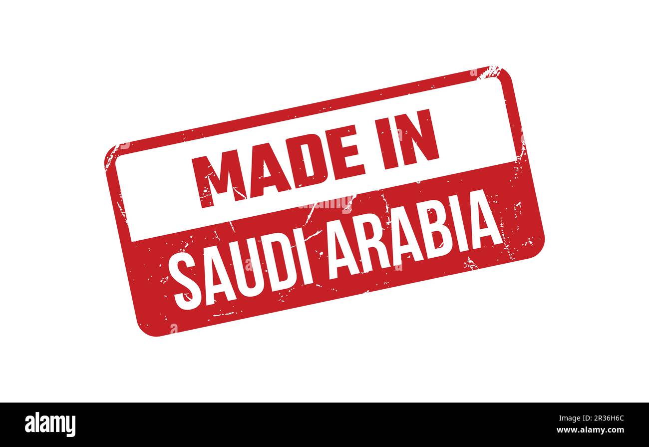 Made In Saudi Arabia Rubber Stamp Stock Vector Image & Art - Alamy
