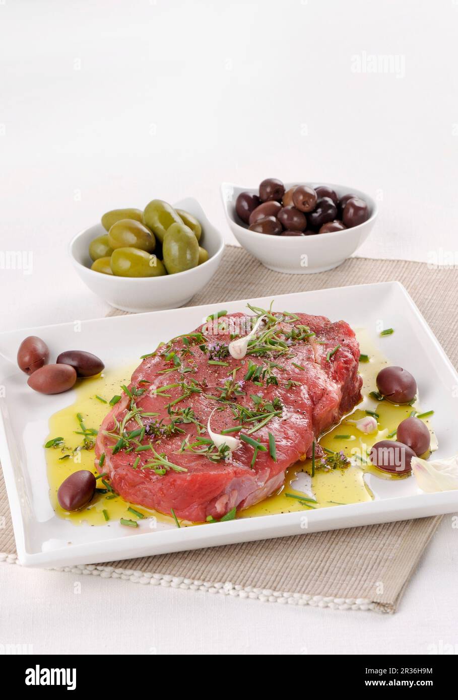 Marinated beef steak hi-res stock photography and images - Alamy