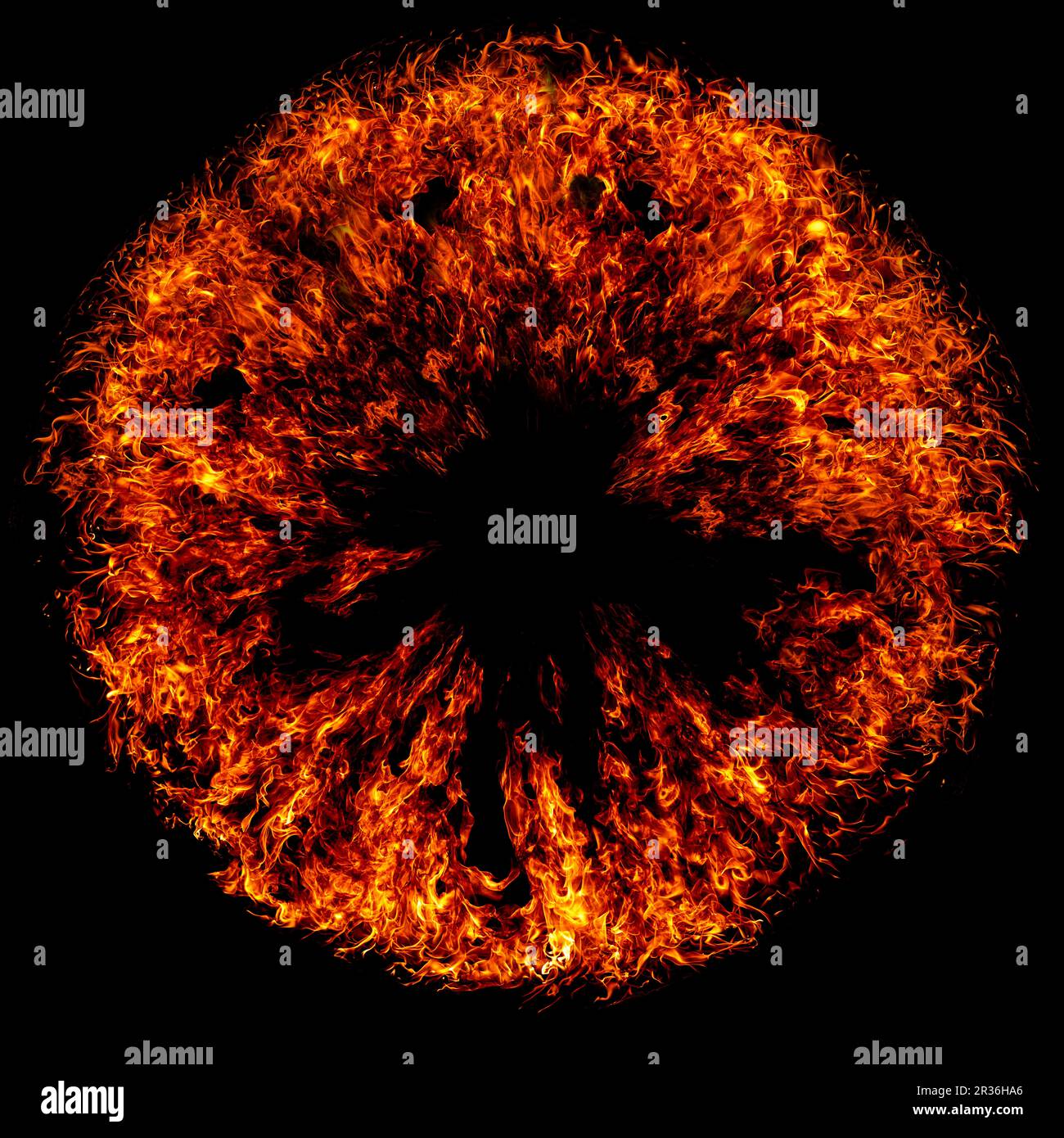 Gun fire flashes. Flame explosion effect during shot with gun. Flash ...