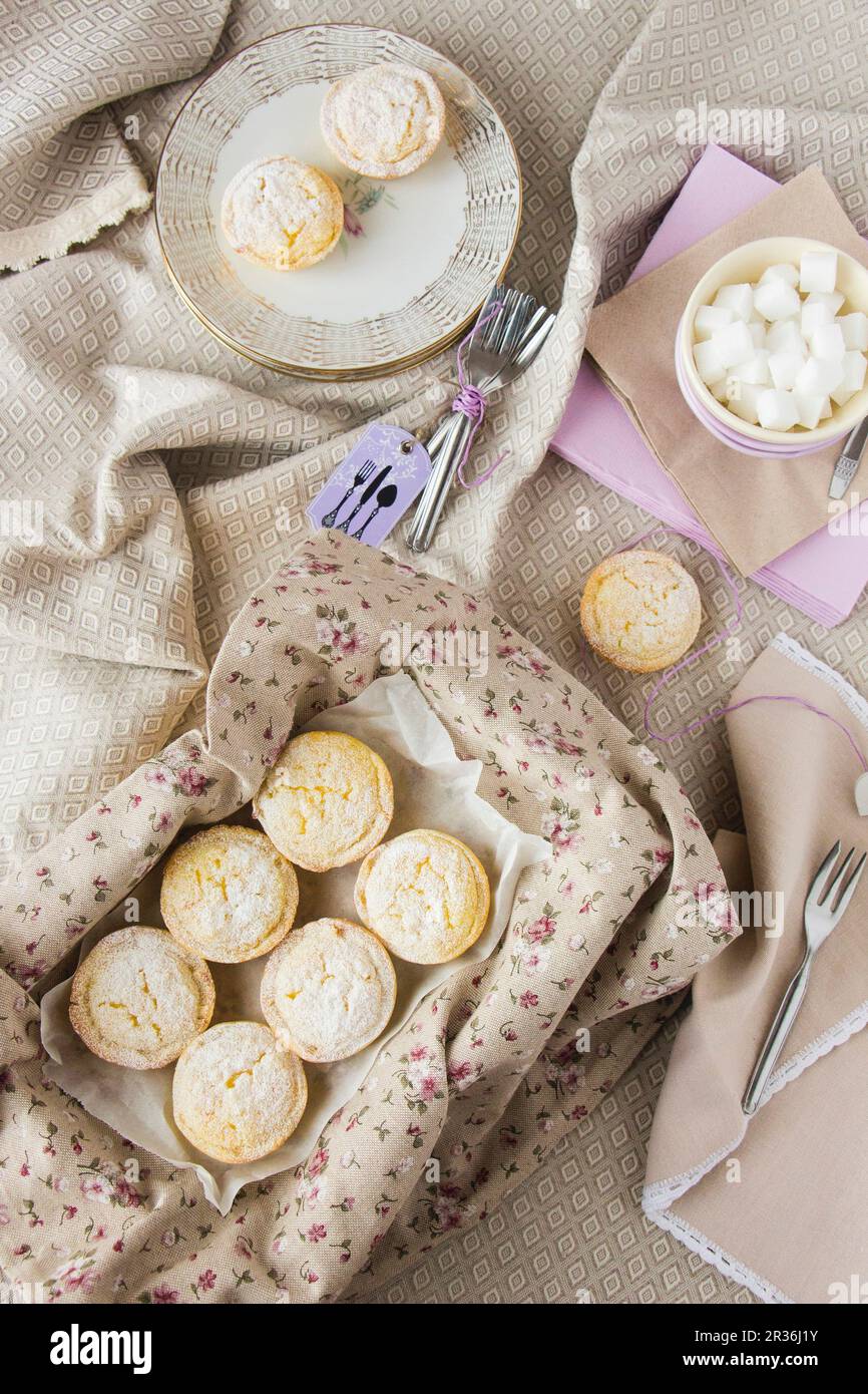 Mini rice cakes for a picnic Stock Photo - Alamy