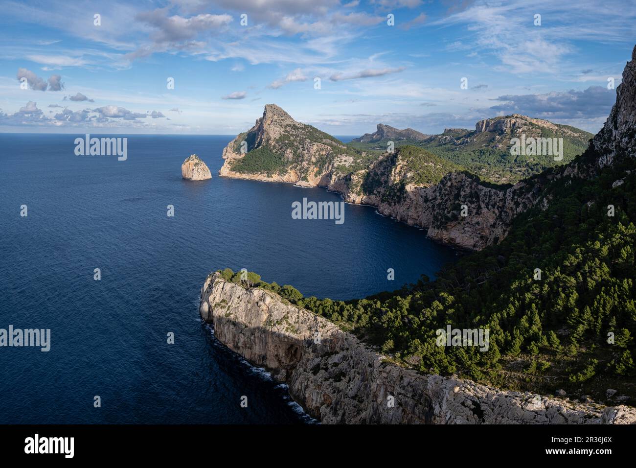 Colomer viewpoint, Mirador de sa Creueta, Formentor, Mallorca, Balearic ...