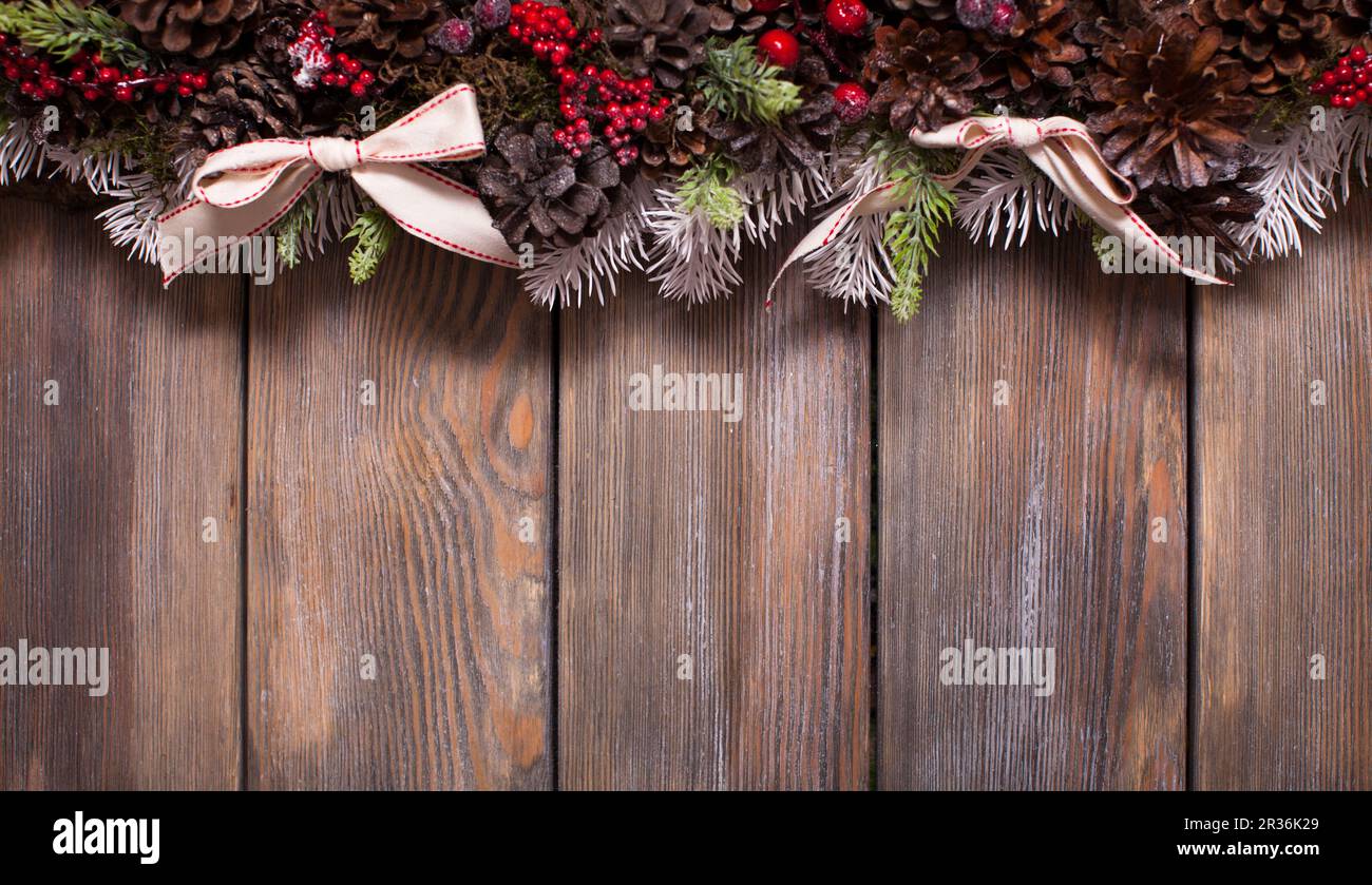 Christmas border design Stock Photo - Alamy