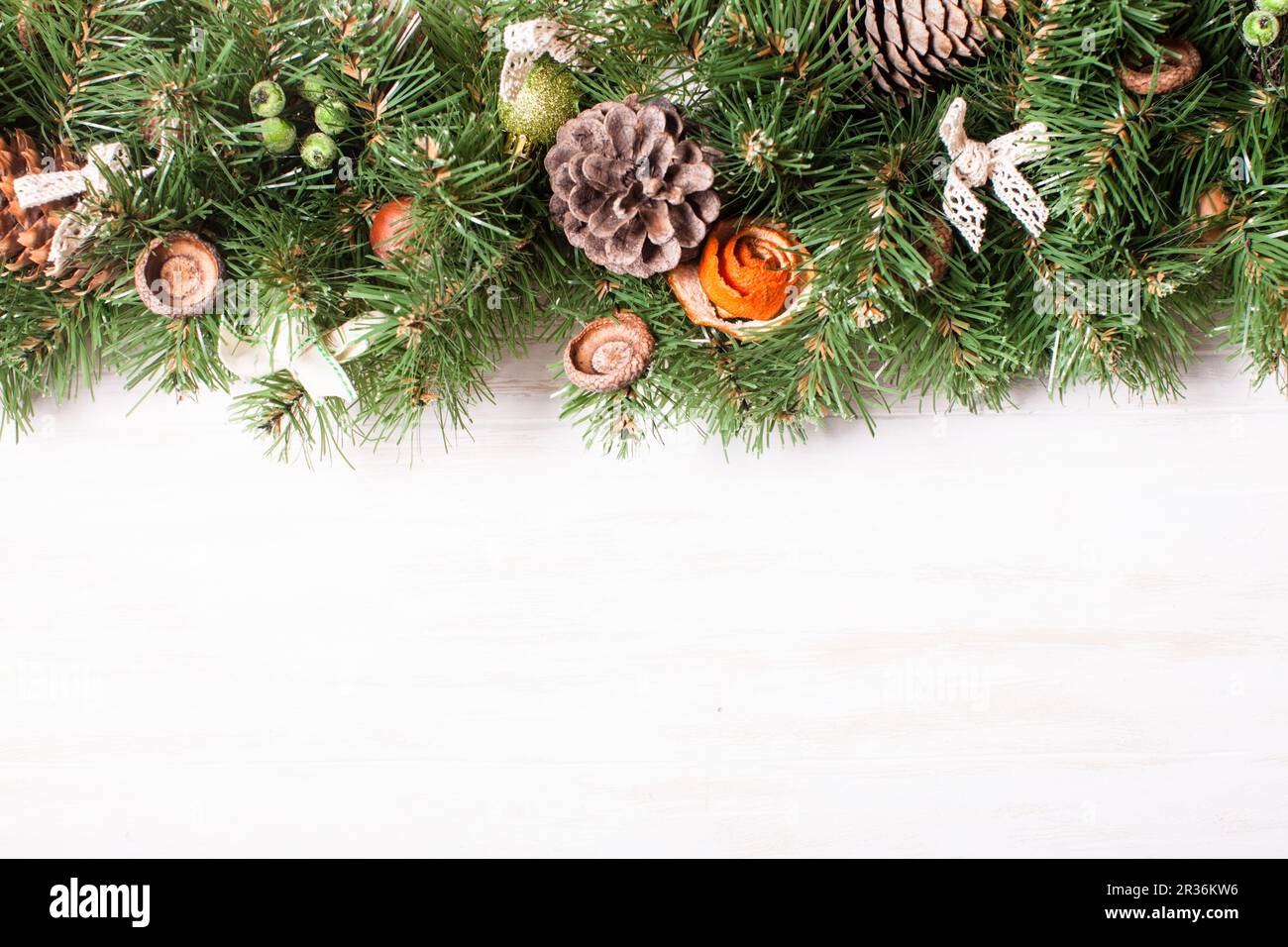 Christmas border design Stock Photo - Alamy