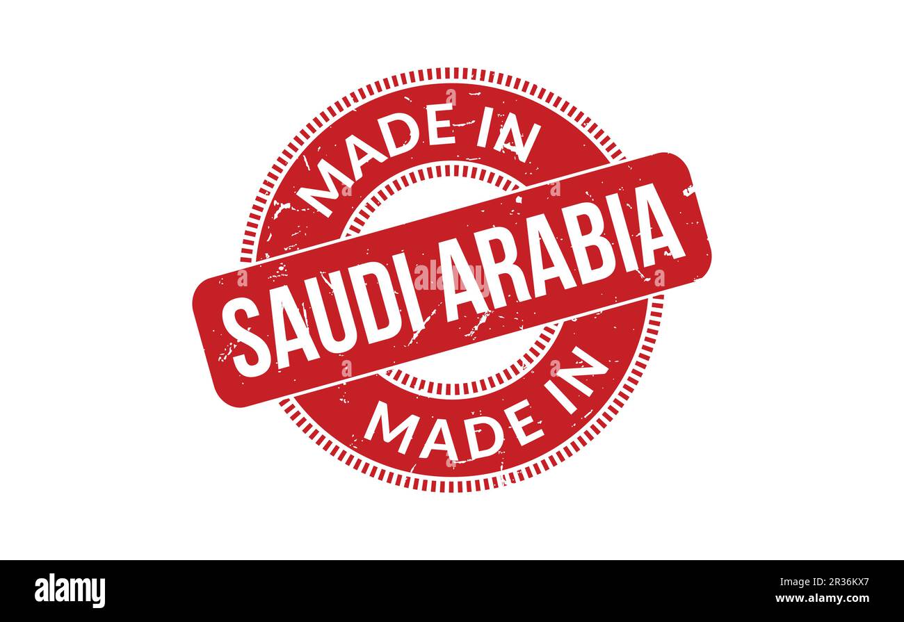 Made In Saudi Arabia Rubber Stamp Stock Vector Image & Art - Alamy