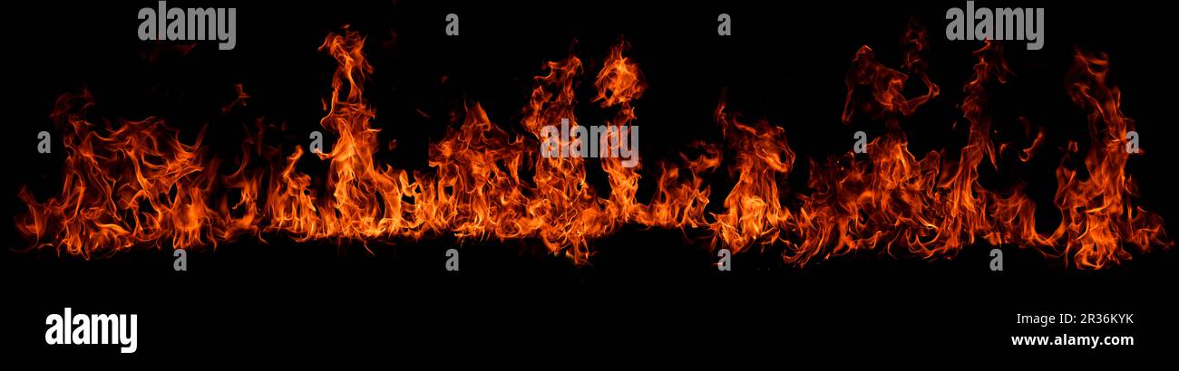 The fire, burning flame. Large burning flaming fire Stock Photo - Alamy