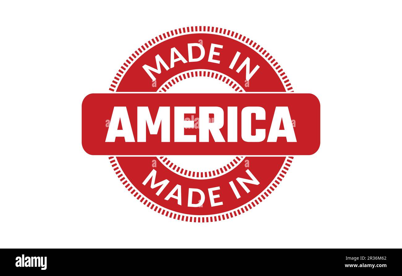 Made In America Rubber Stamp Stock Vector Image & Art - Alamy