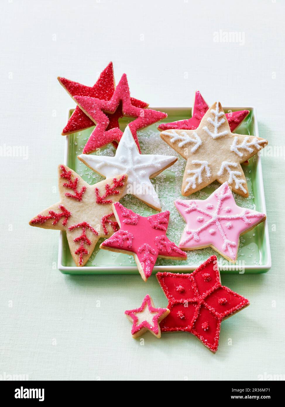 Christmas star biscuits Stock Photo - Alamy
