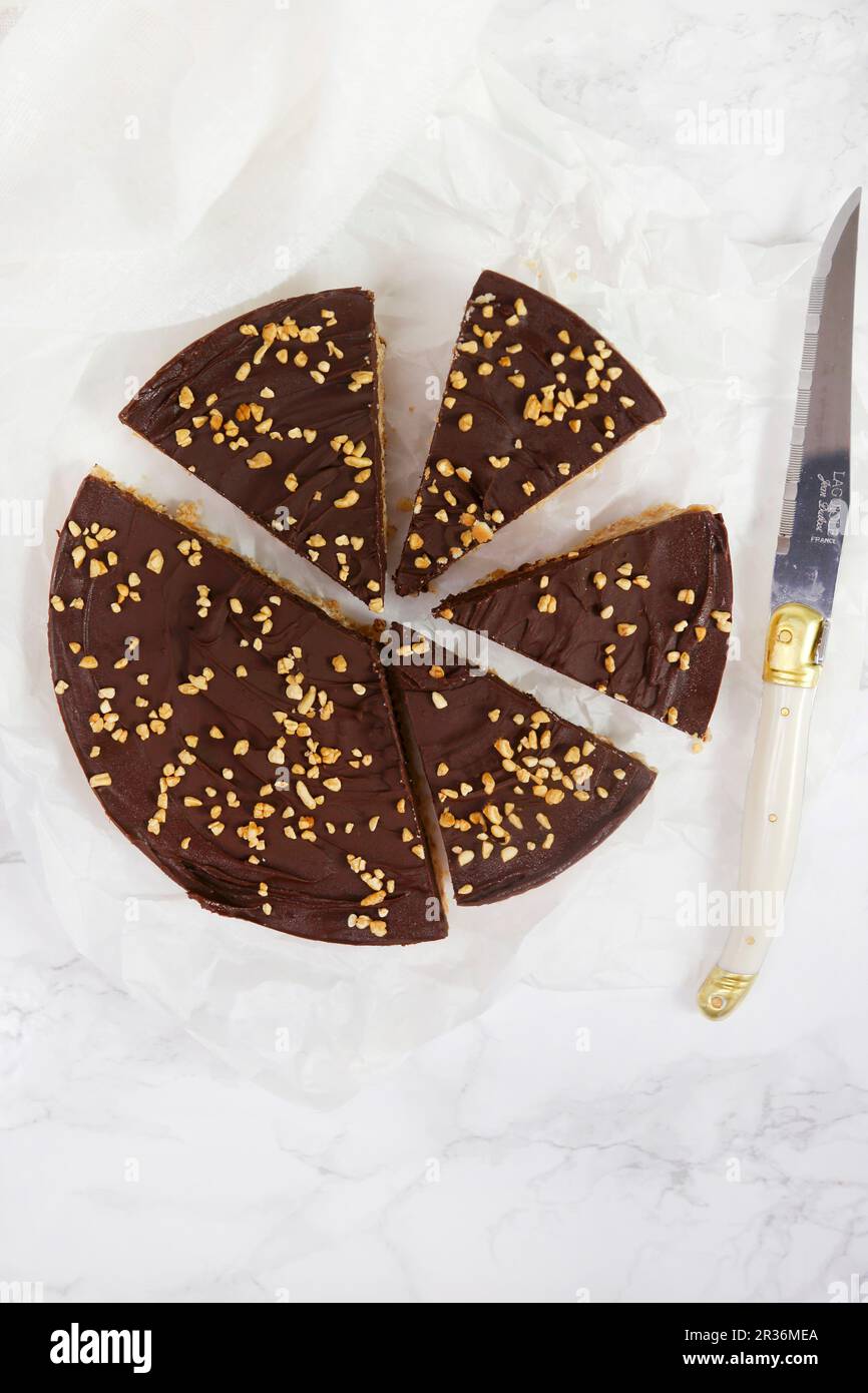 No-bake chocolate cake (seen from above Stock Photo - Alamy