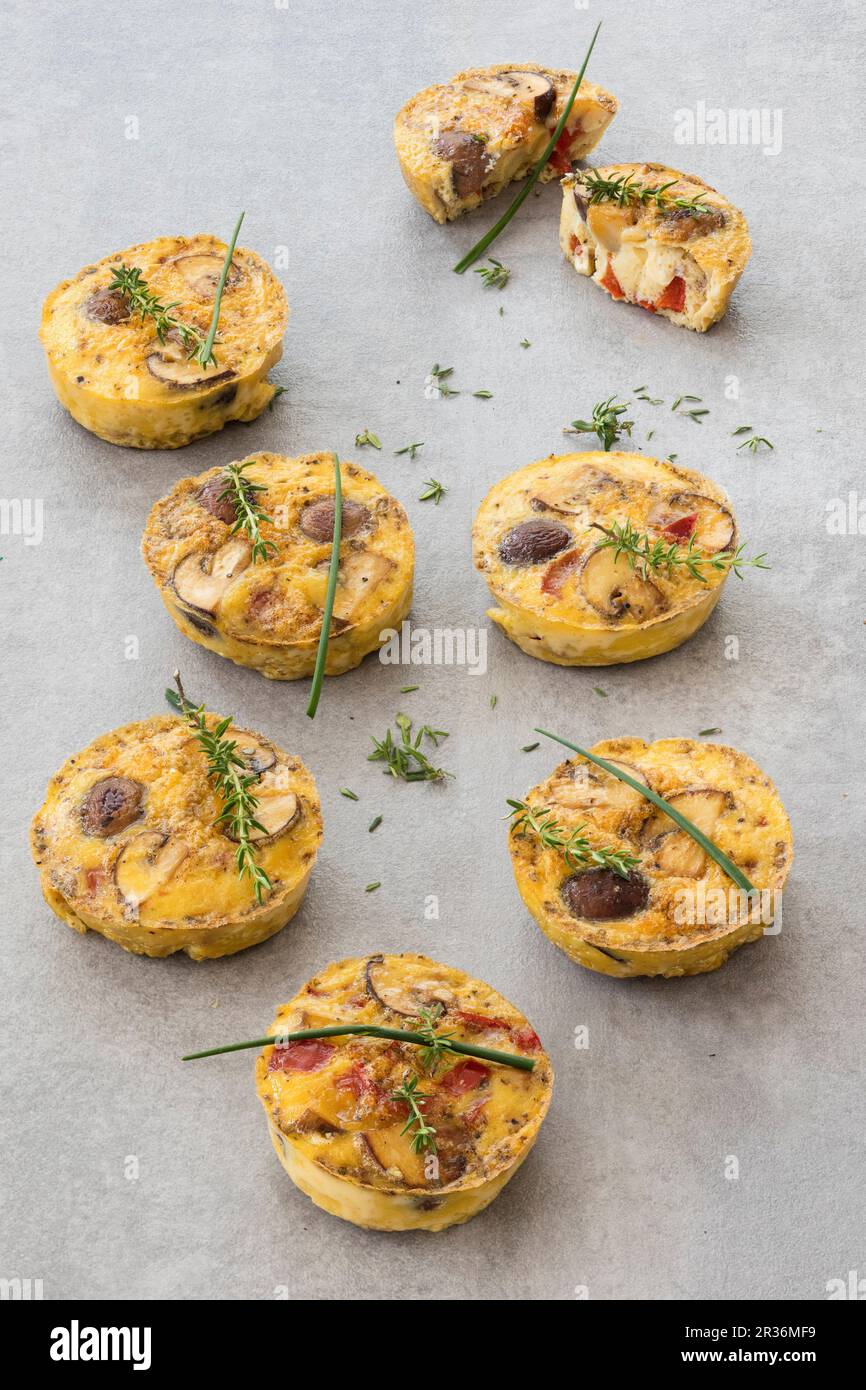 Mini frittatas hi-res stock photography and images - Alamy