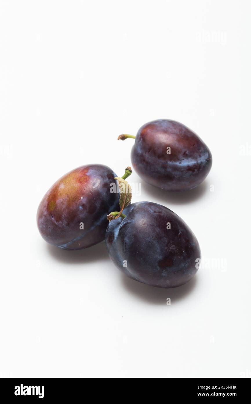 Damsons on white hi-res stock photography and images - Alamy