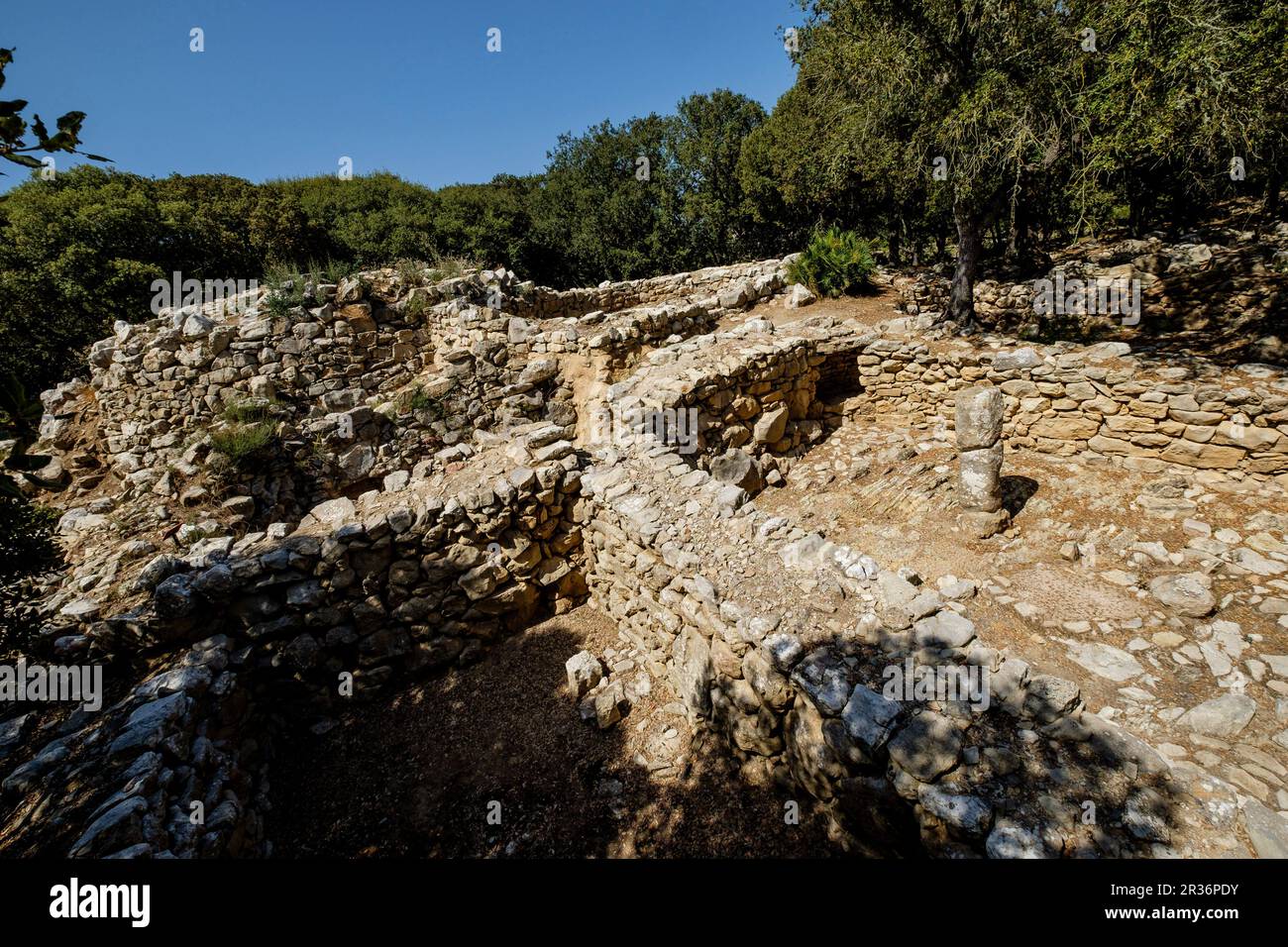 talayot central y sala hipóstila, Ses Païsses, Arta, talayotic site ...