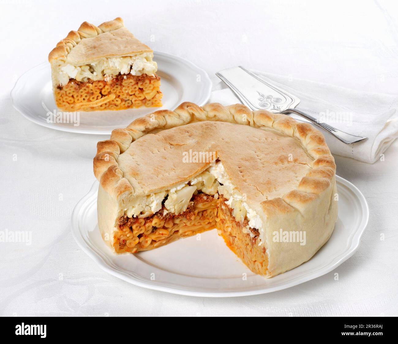 Pasticcio di Natale (a traditional baked pasta dish from Sicily, Italy ...