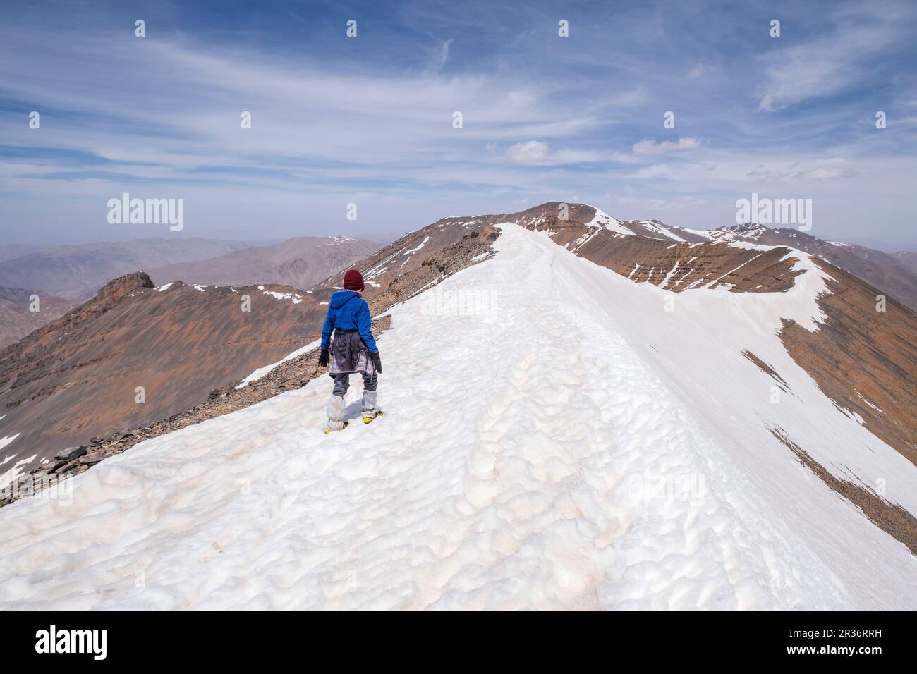 Ighil M'Goun, 4,071 meters, Atlas mountain range, morocco, africa Stock ...