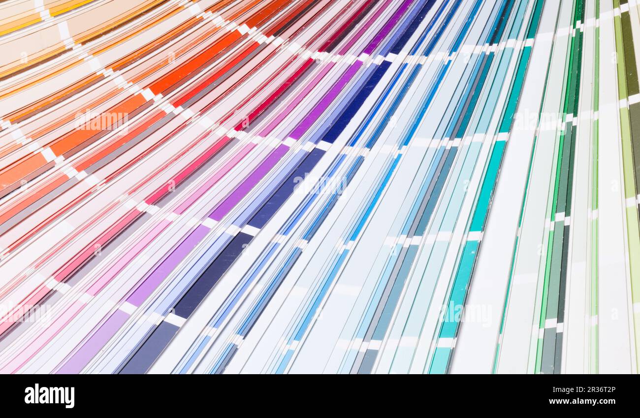Various color samples hi-res stock photography and images - Alamy