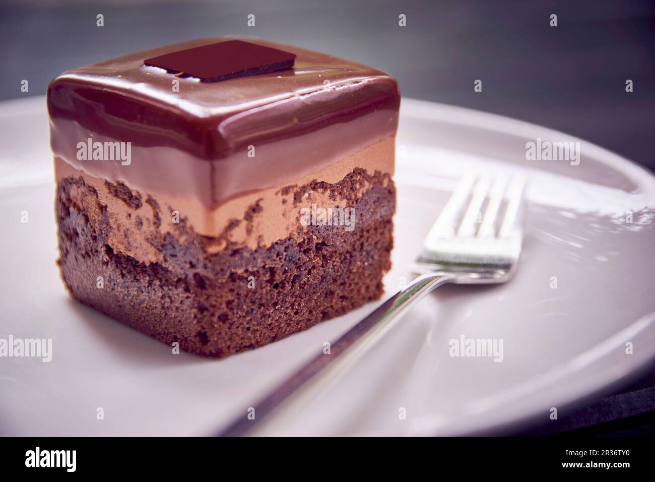 A chocolate petit four Stock Photo - Alamy