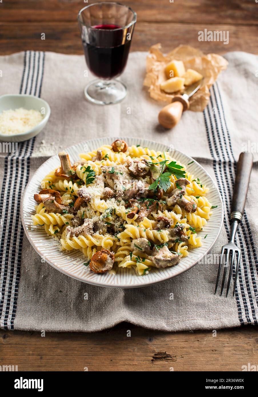 Creamy fusilli hi-res stock photography and images - Alamy