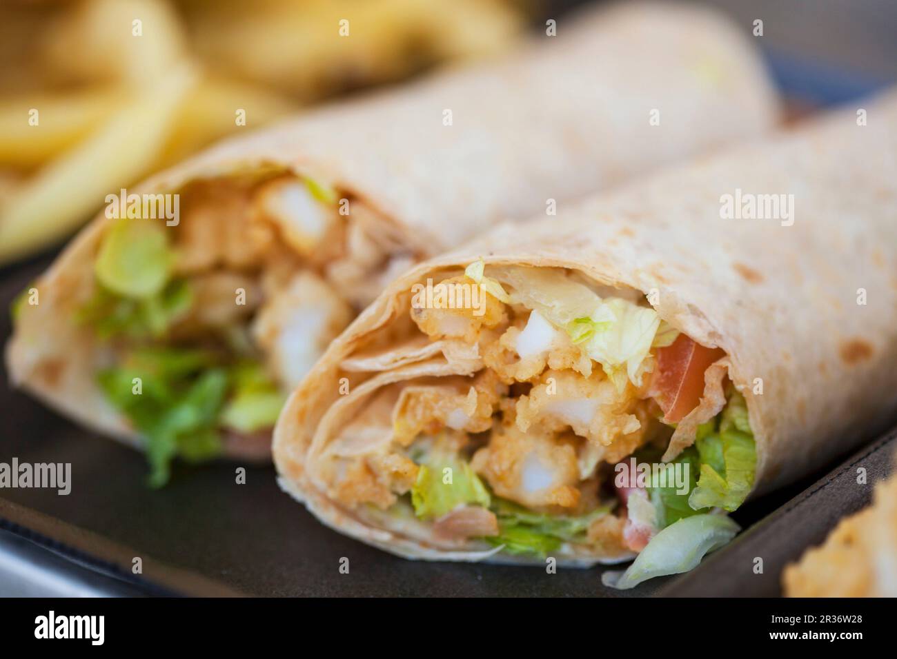 Calamari wraps hi-res stock photography and images - Alamy