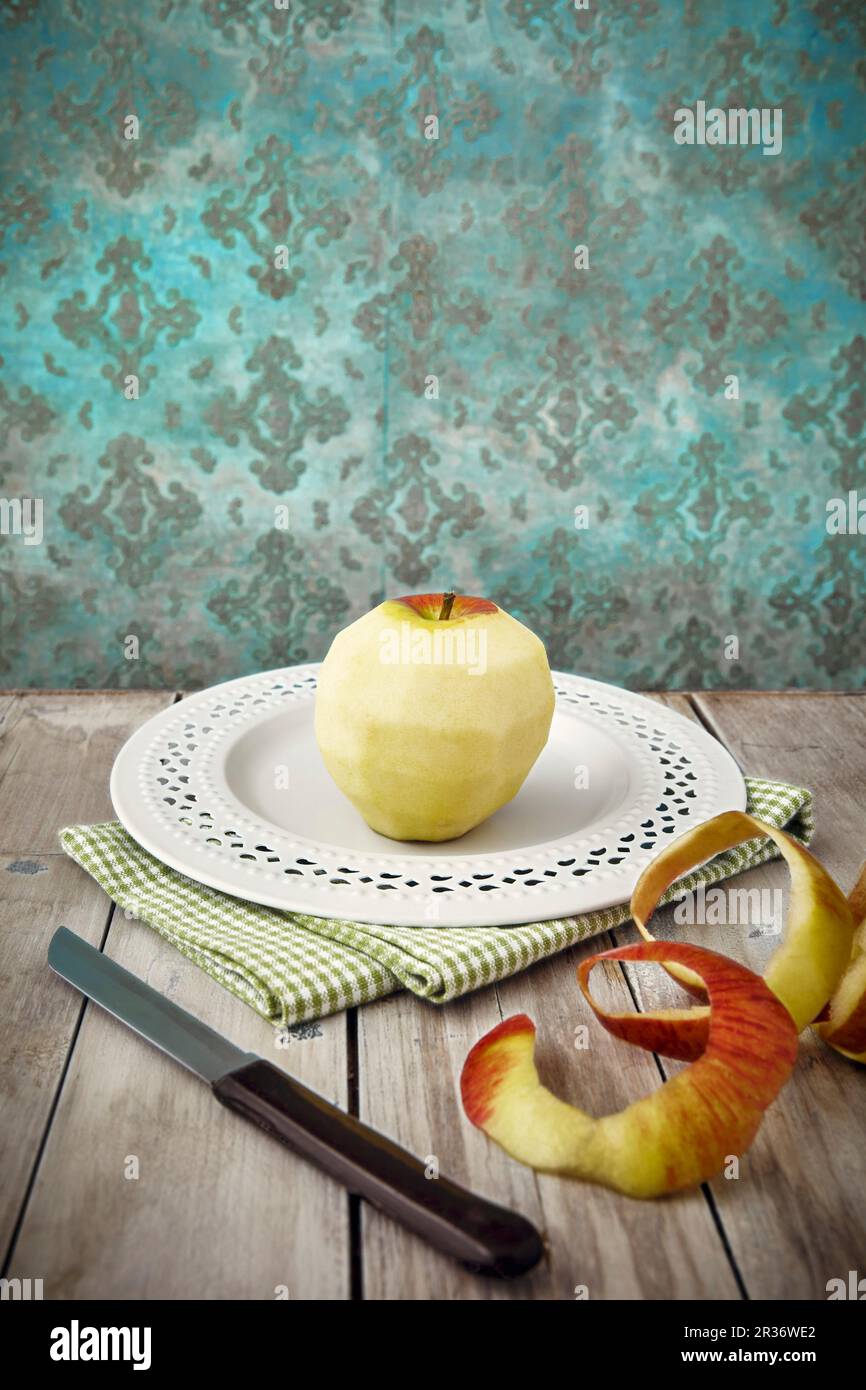 Apple peelings hi-res stock photography and images - Alamy