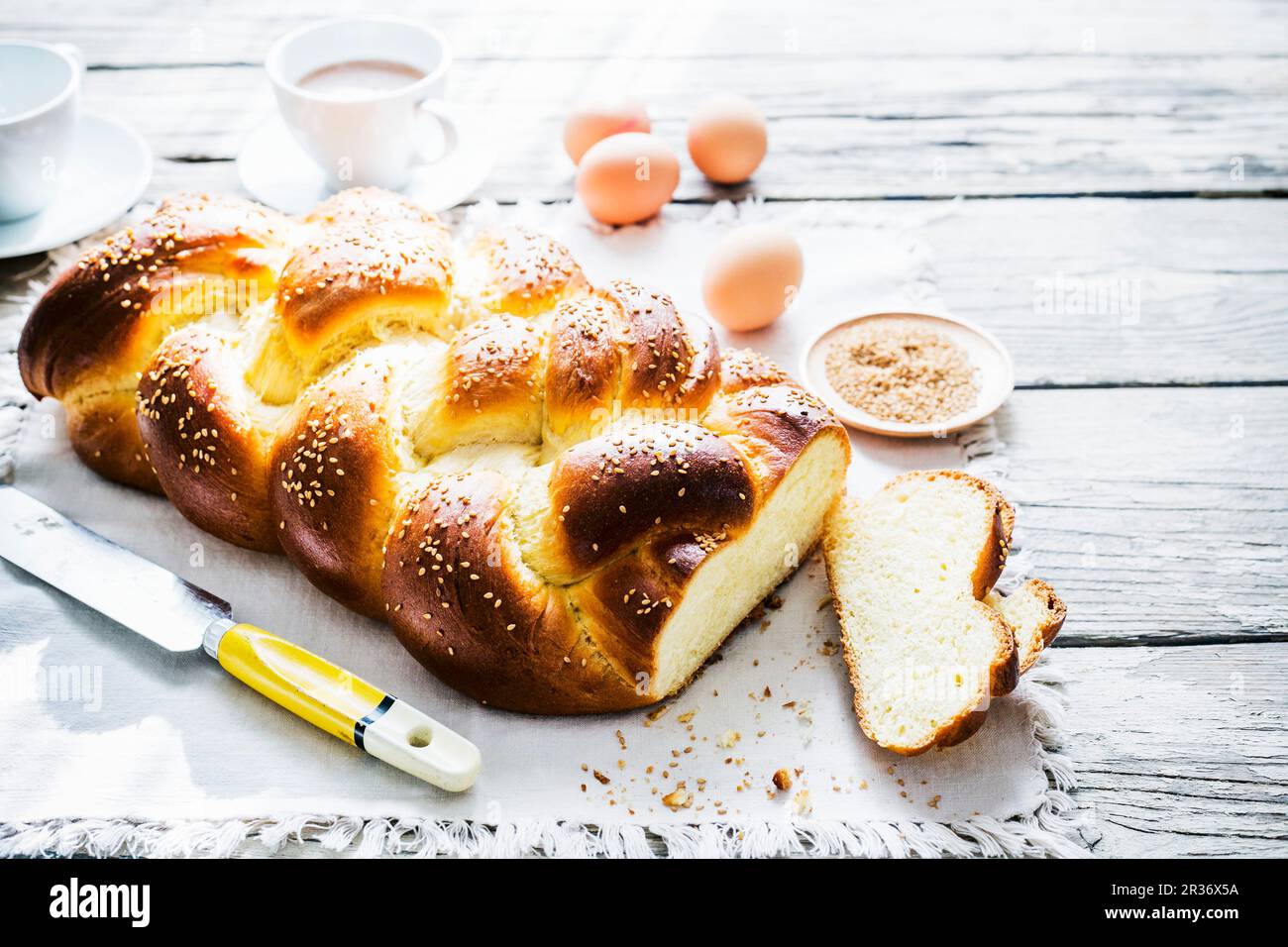 Challa bread ingredients hi-res stock photography and images - Alamy