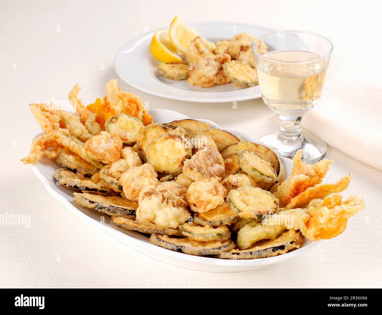Vegetable fritto misto Stock Photo - Alamy