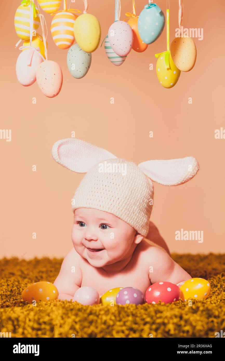 Baby Easter bunny Stock Photo - Alamy