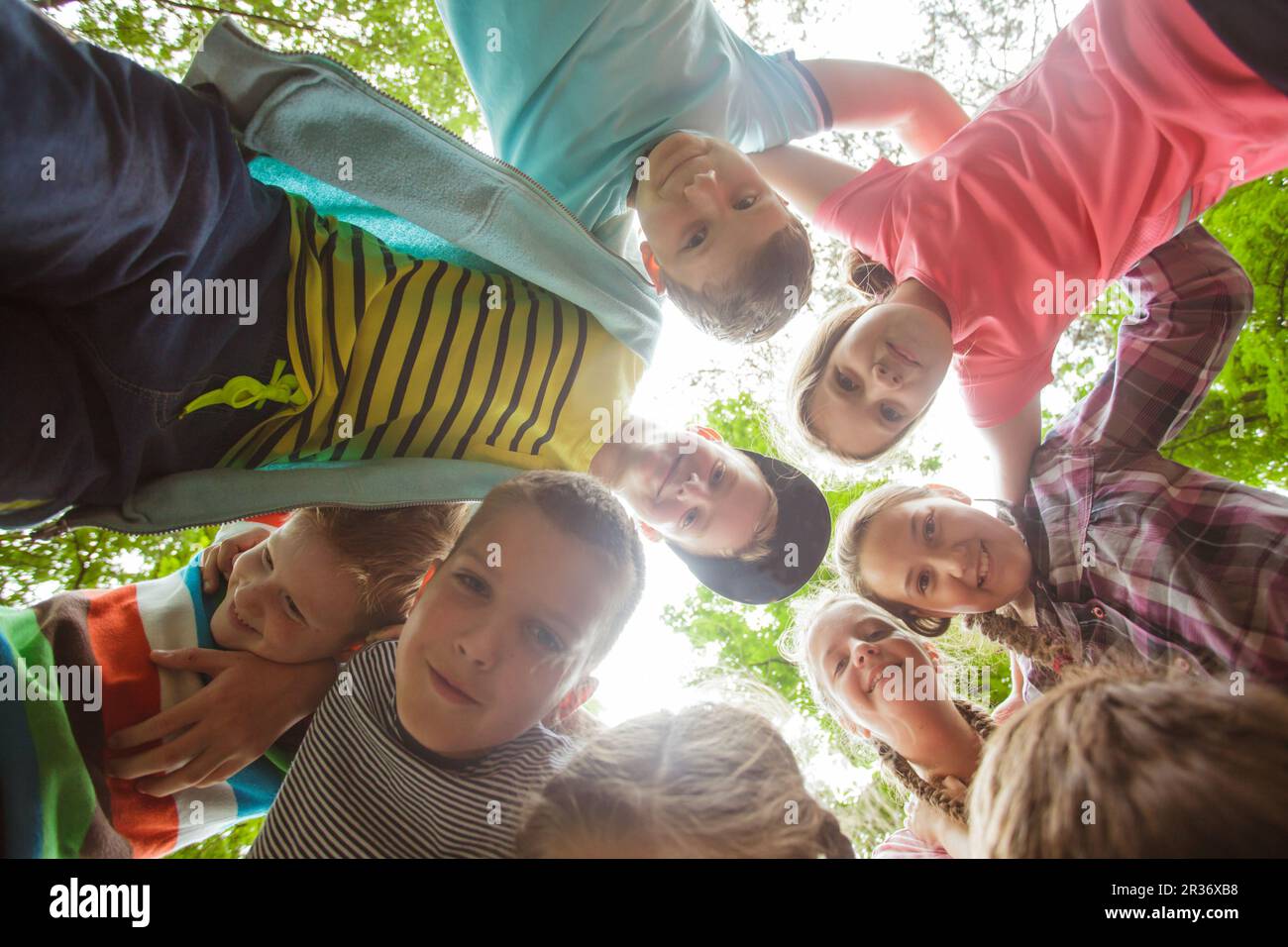 Team of summer camp Stock Photo - Alamy