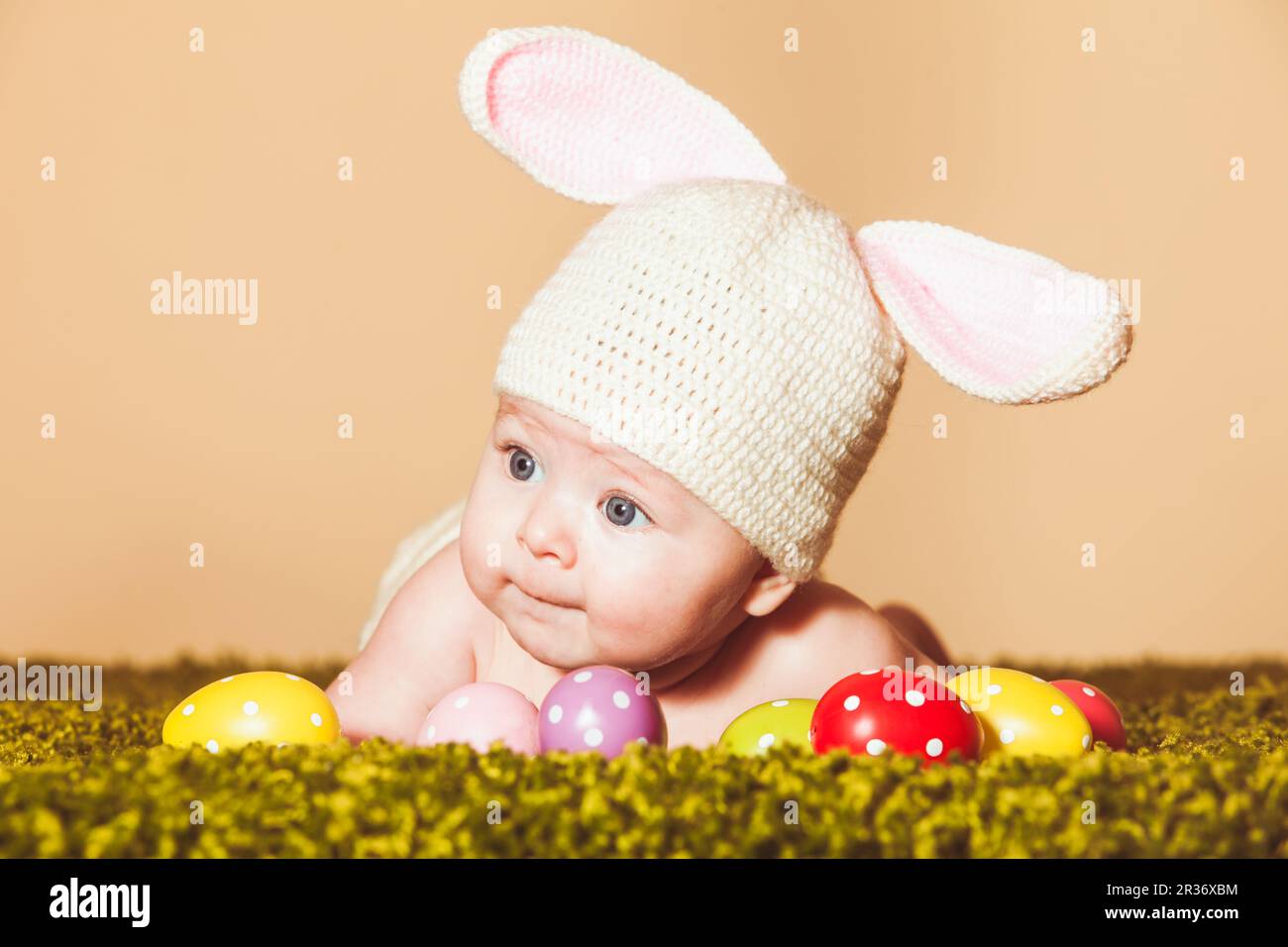 Baby Easter bunny Stock Photo - Alamy