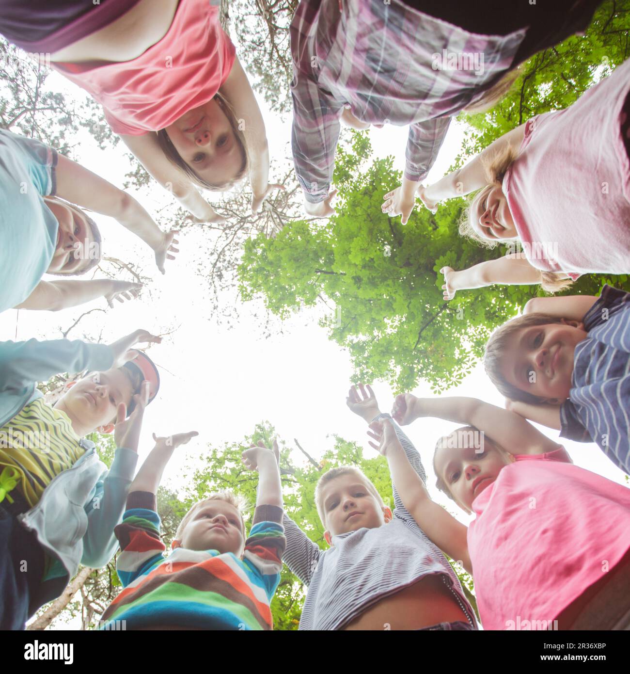 Team of summer camp Stock Photo - Alamy
