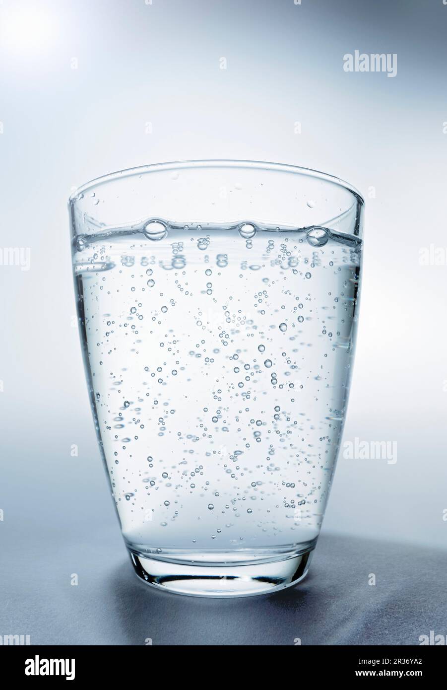 A glass of mineral water Stock Photo - Alamy