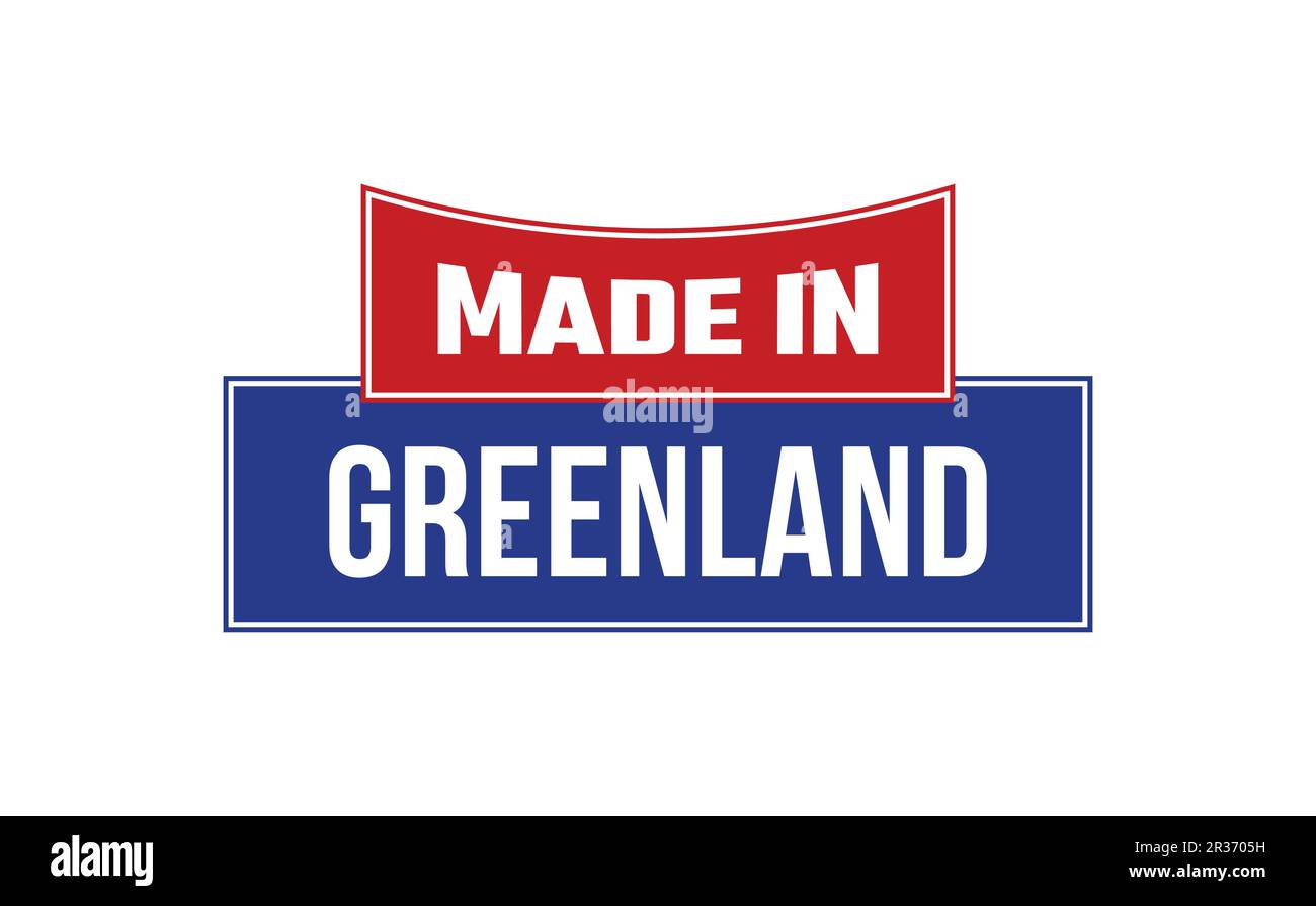 Made In Greenland Seal Vector Stock Vector Image & Art - Alamy