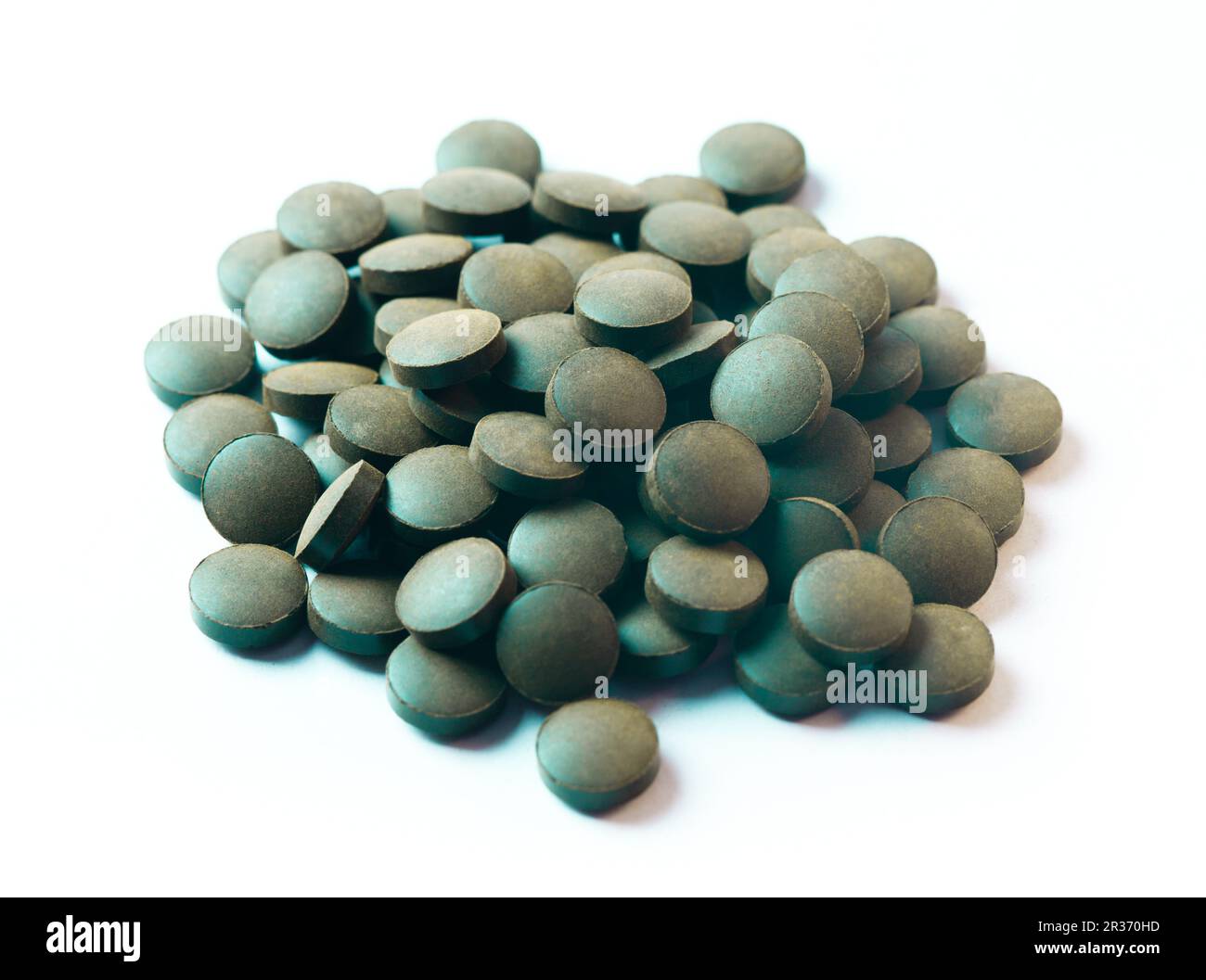 Spirulina powder pile hi-res stock photography and images - Alamy