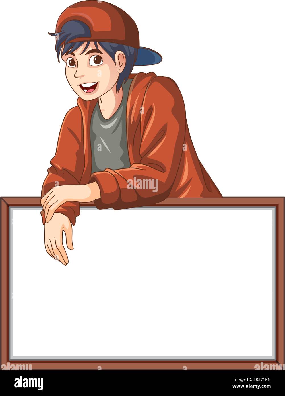 Teen cartoon hi-res stock photography and images - Alamy