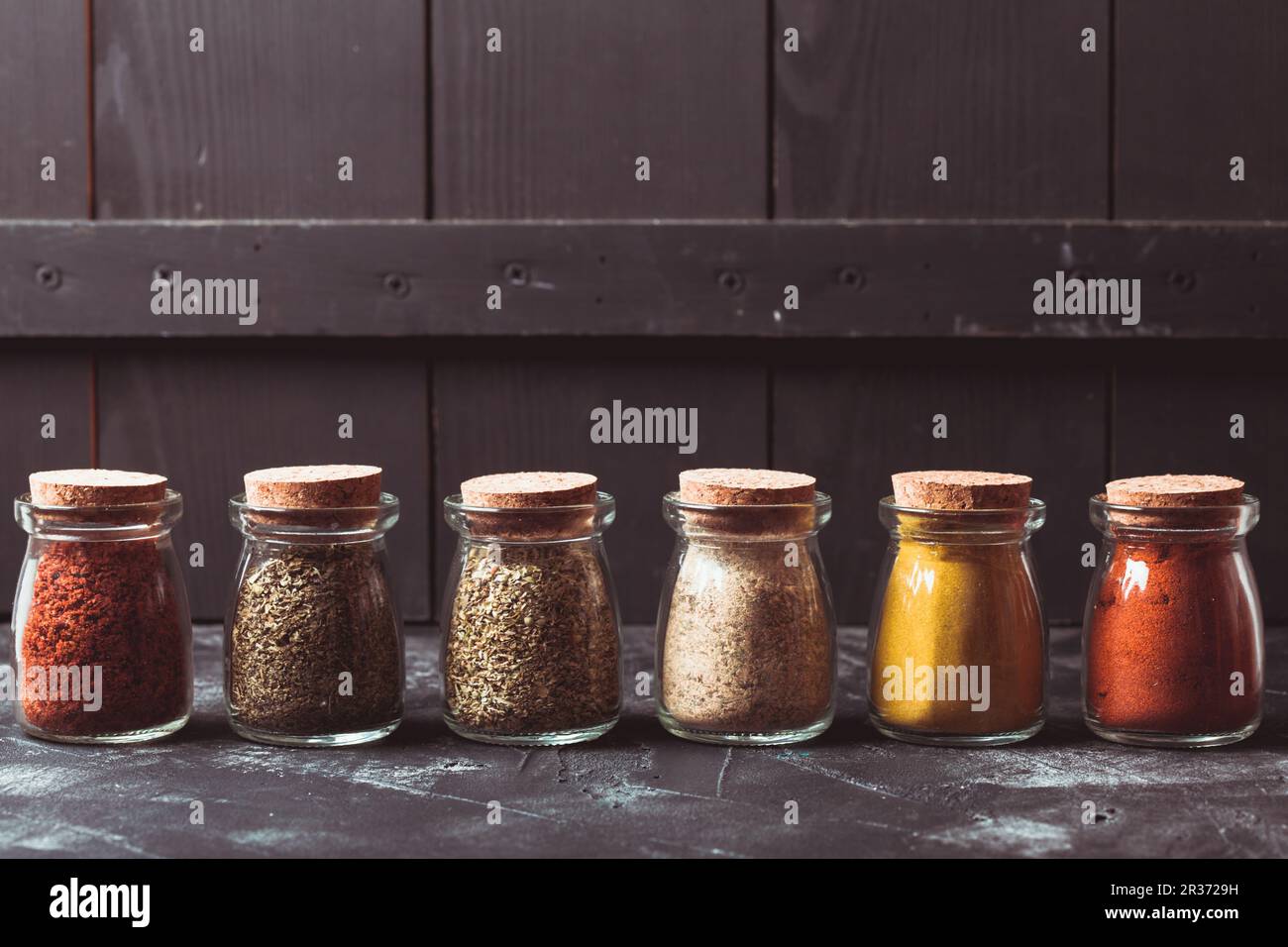 Various grinded spices Stock Photo - Alamy