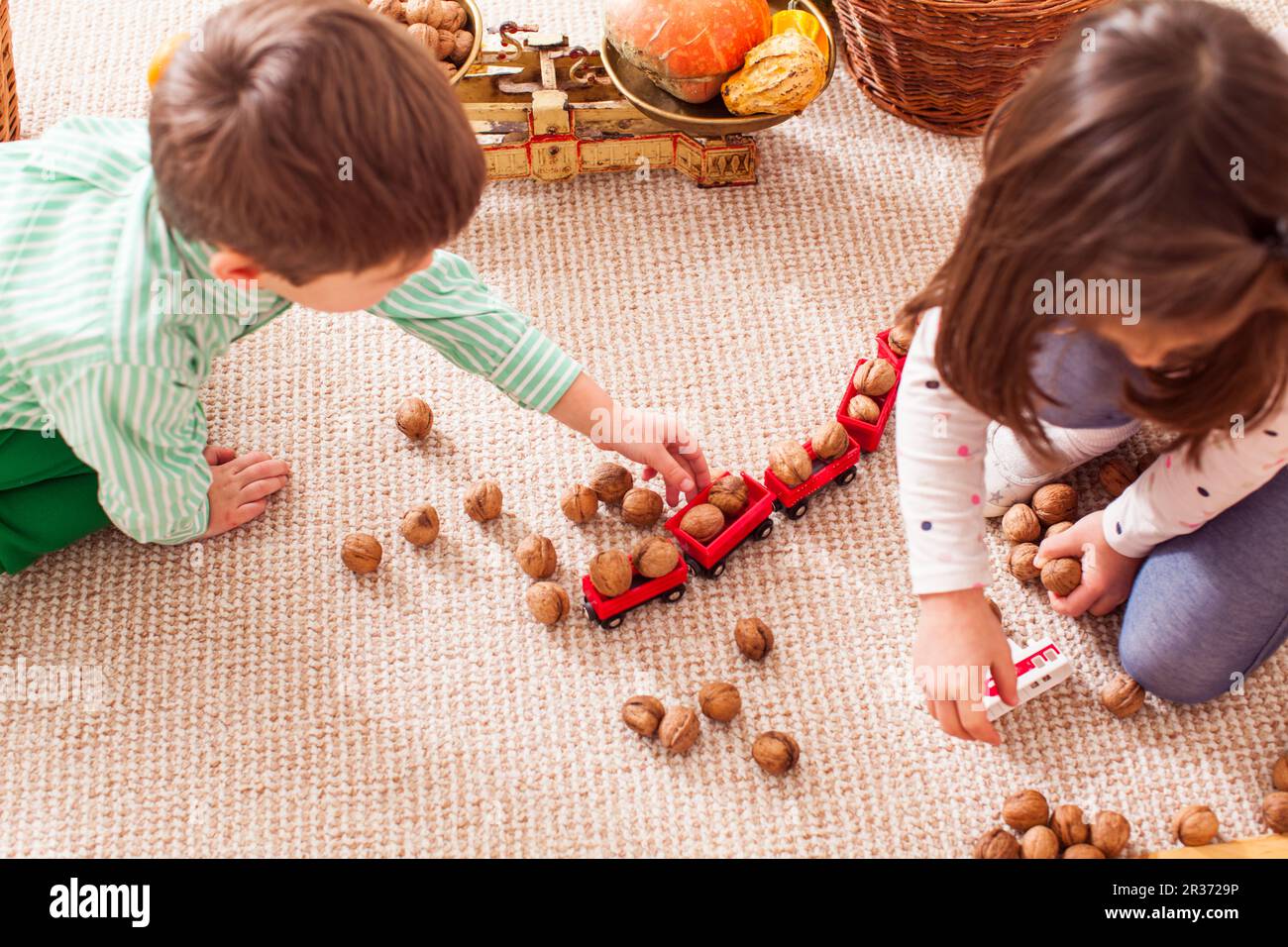 Games with natural materials Stock Photo - Alamy