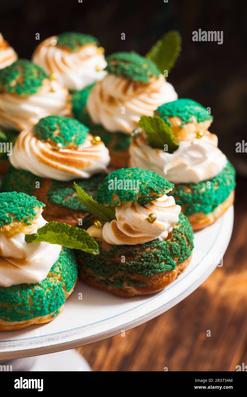 Sweet choux pastry Stock Photo - Alamy