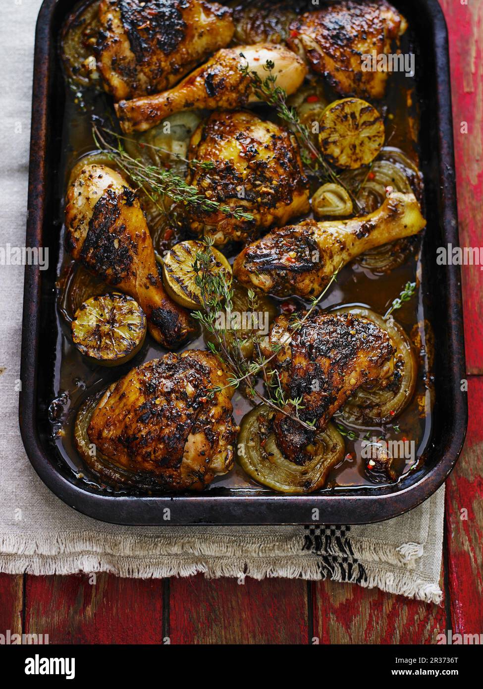 Chicken legs oven tray hi-res stock photography and images - Alamy