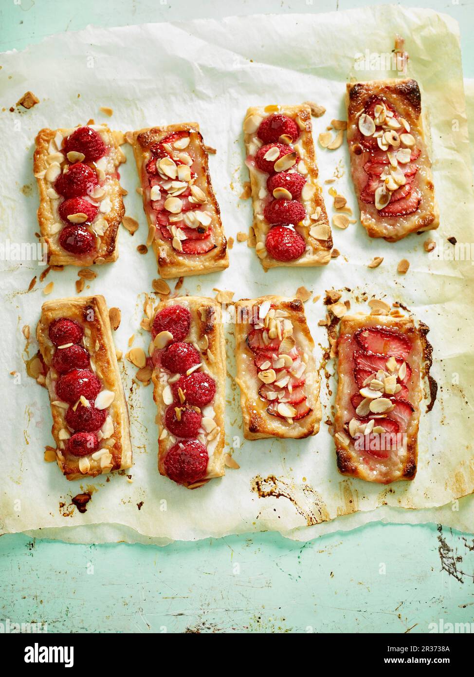 Overhead shot puff pastry hi-res stock photography and images - Alamy