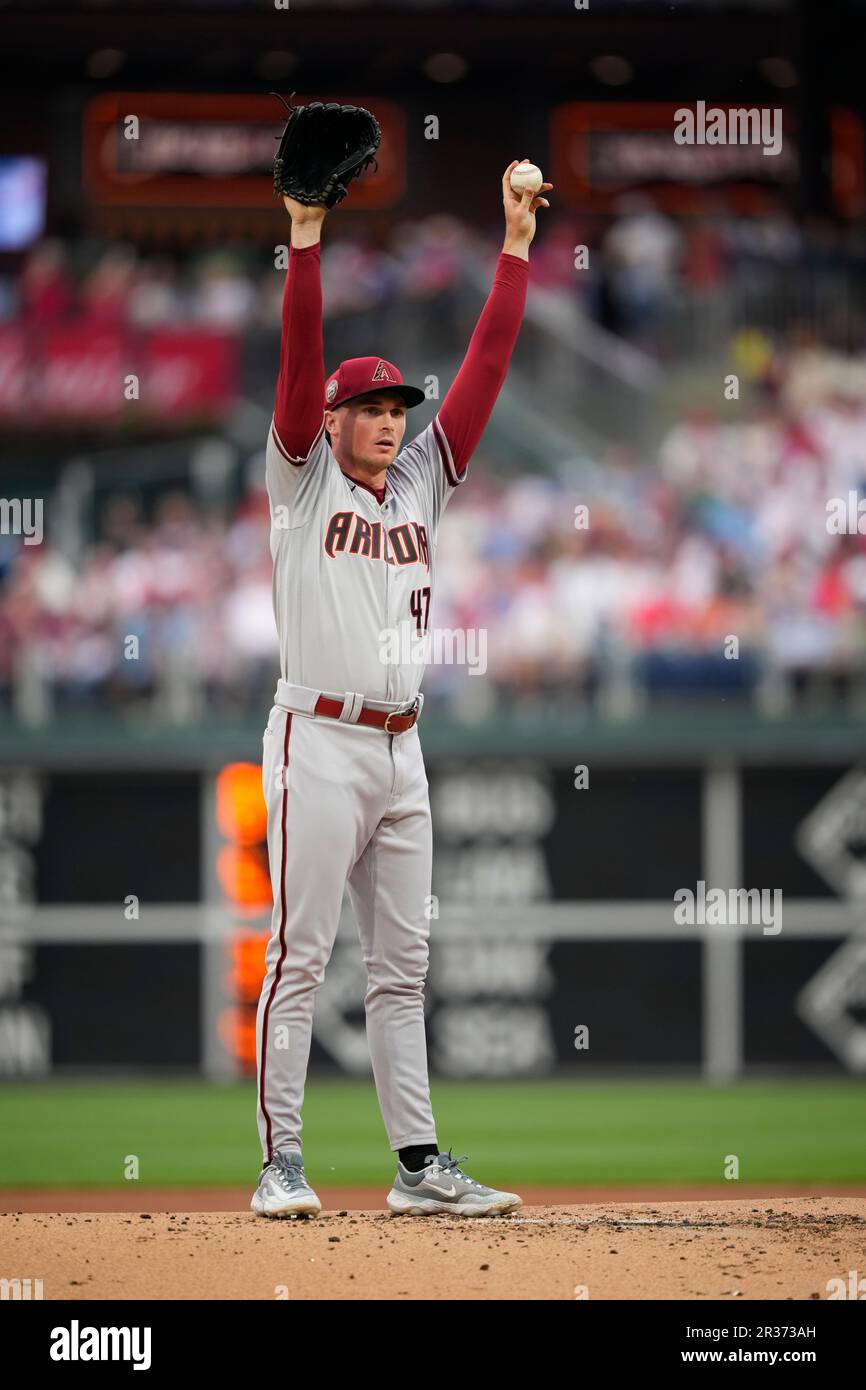 Arizona Diamondbacks' Tommy Henry plays during a baseball game, Monday ...