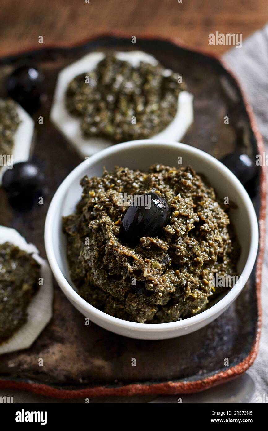Tapenade sauce hi-res stock photography and images - Alamy