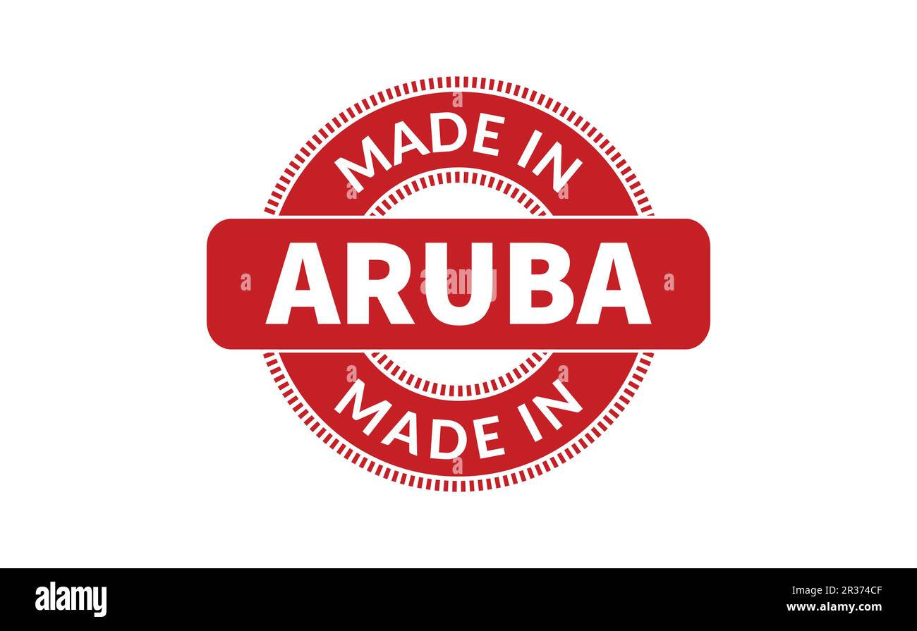 Made In Aruba Rubber Stamp Stock Vector Image & Art - Alamy