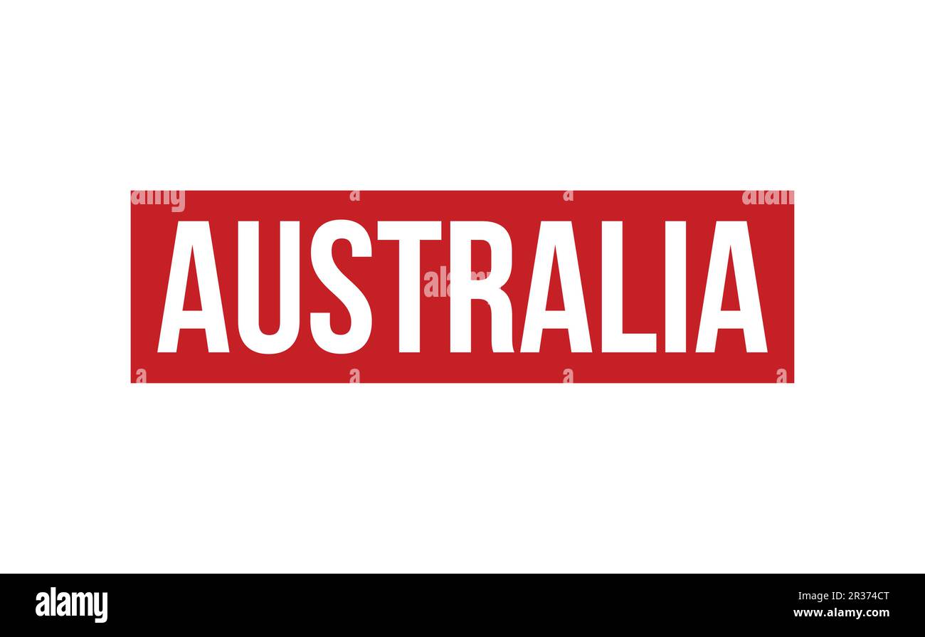 Australia Rubber Stamp Seal Vector Stock Vector Image & Art - Alamy