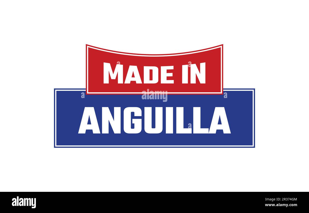 Made In Anguilla Seal Vector Stock Vector Image & Art - Alamy