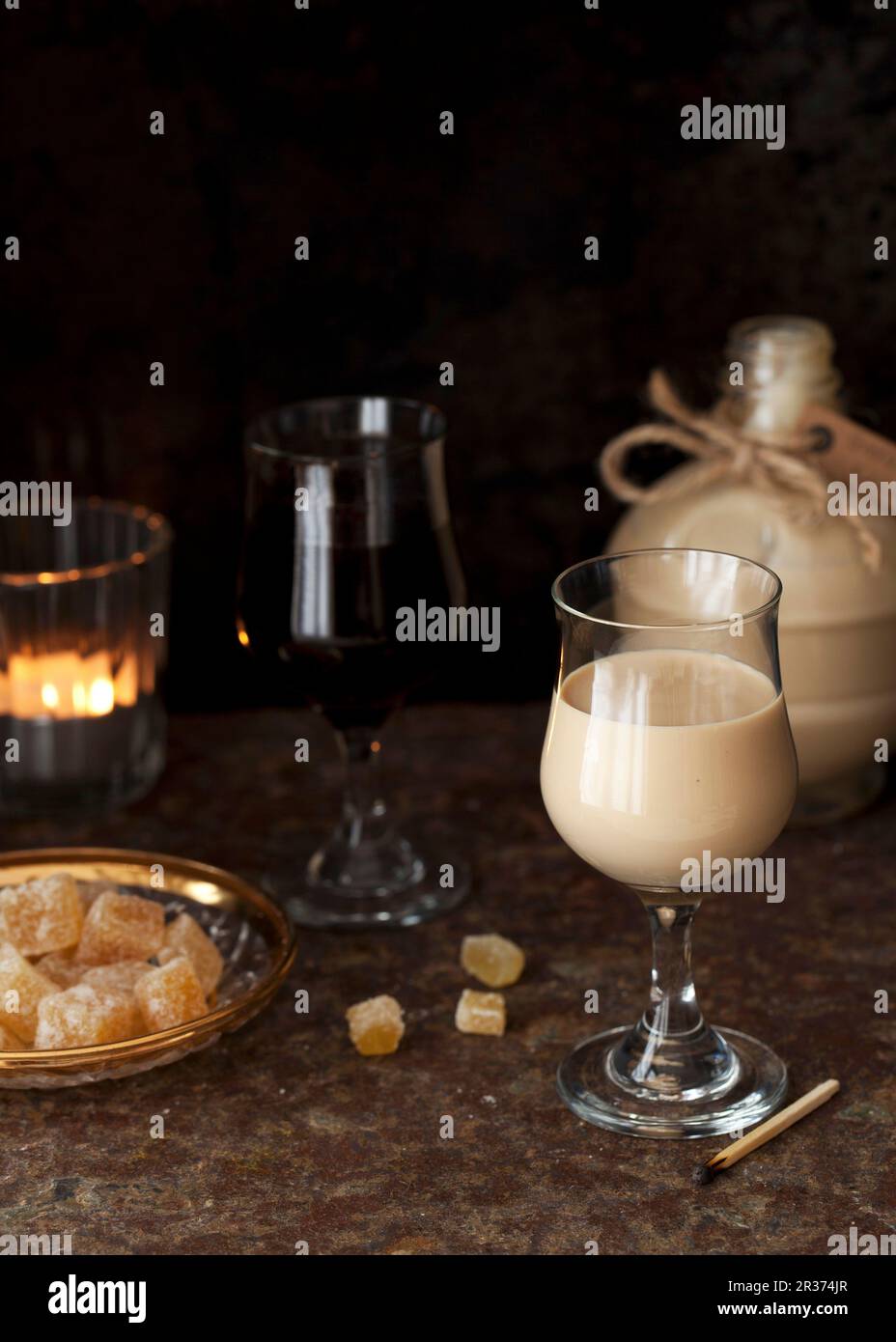 Homemade gingerbread liqueur Stock Photo - Alamy