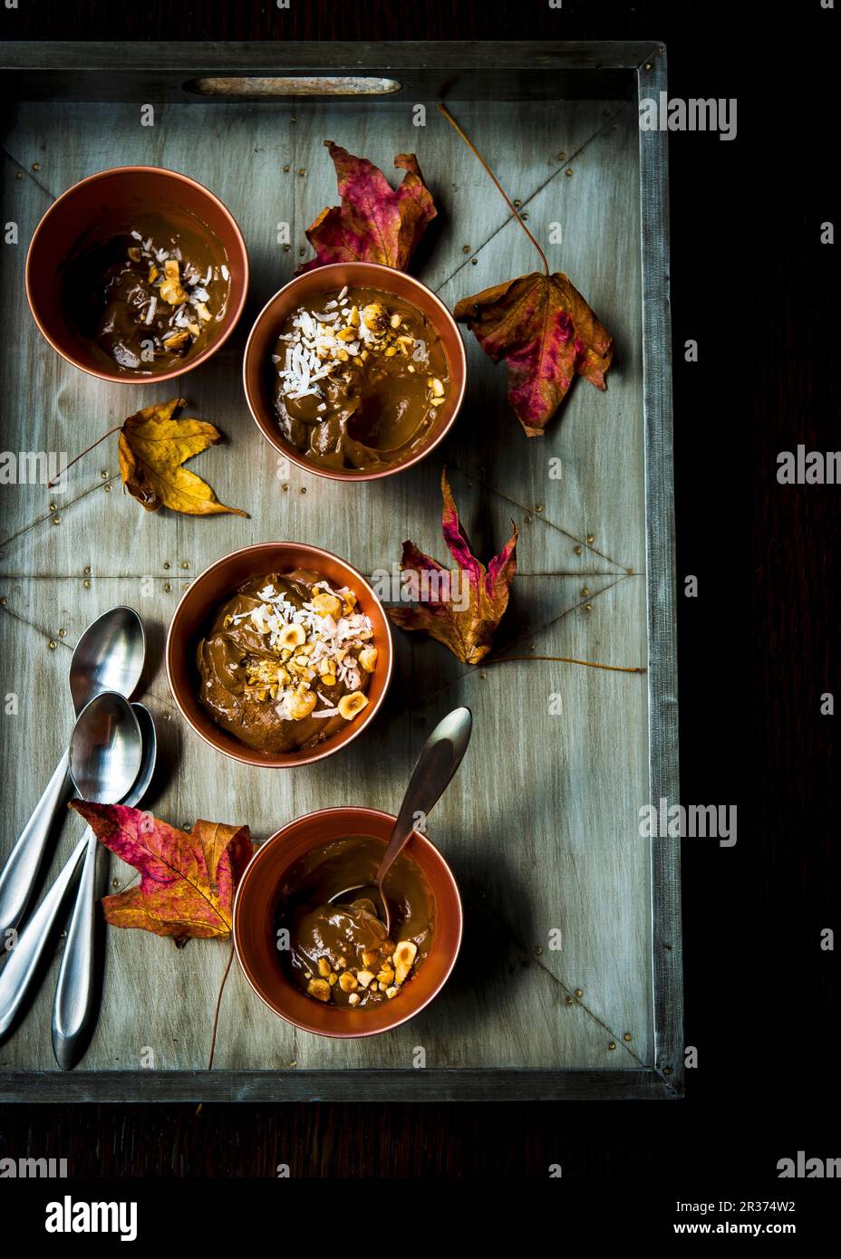 Gluten-free Mexican chocolate pudding made with avocado, almond milk ...