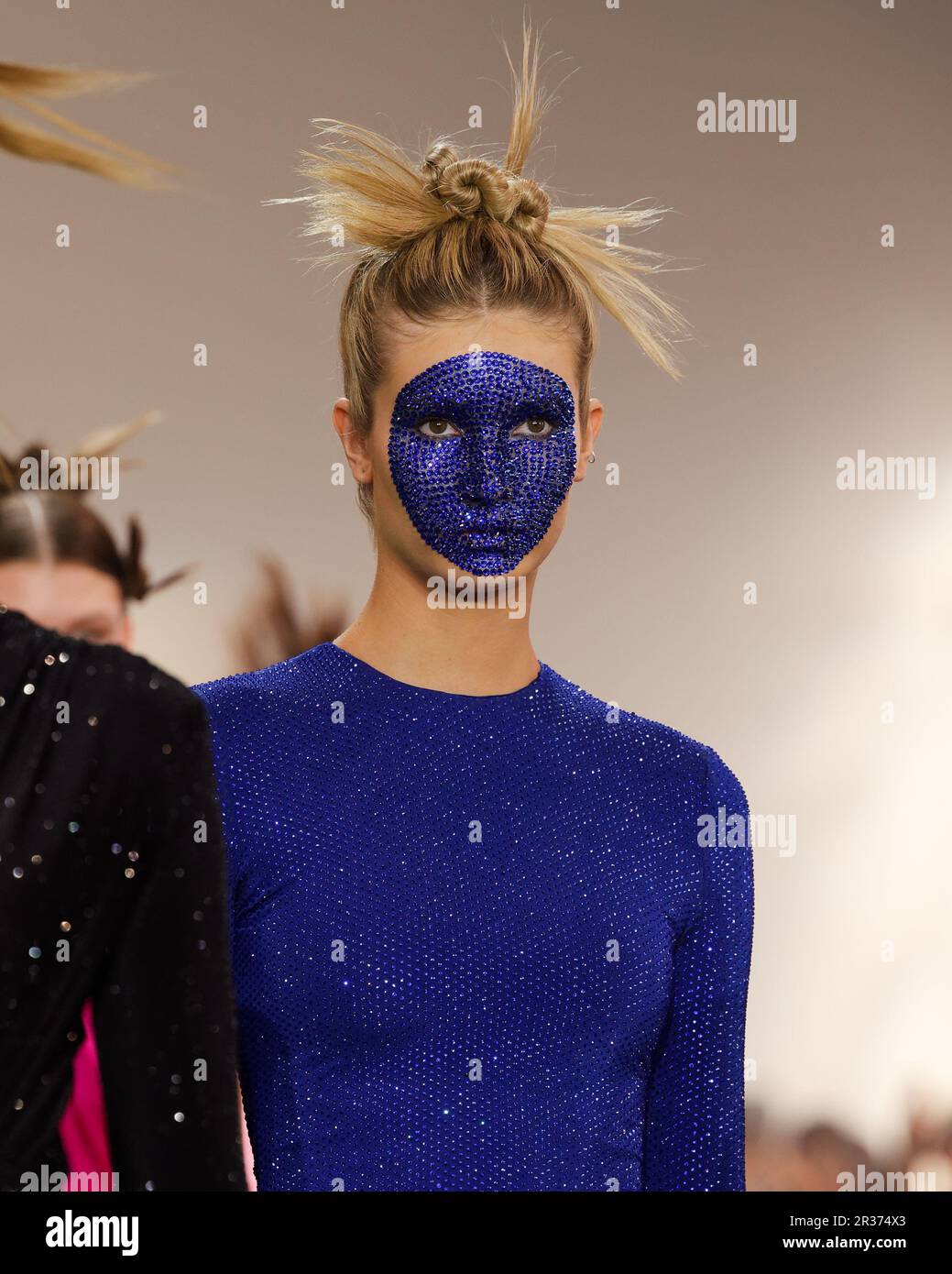 Models walk the runway during the YOUSEF AKBAR show during the Afterpay Australian Fashion Week ...