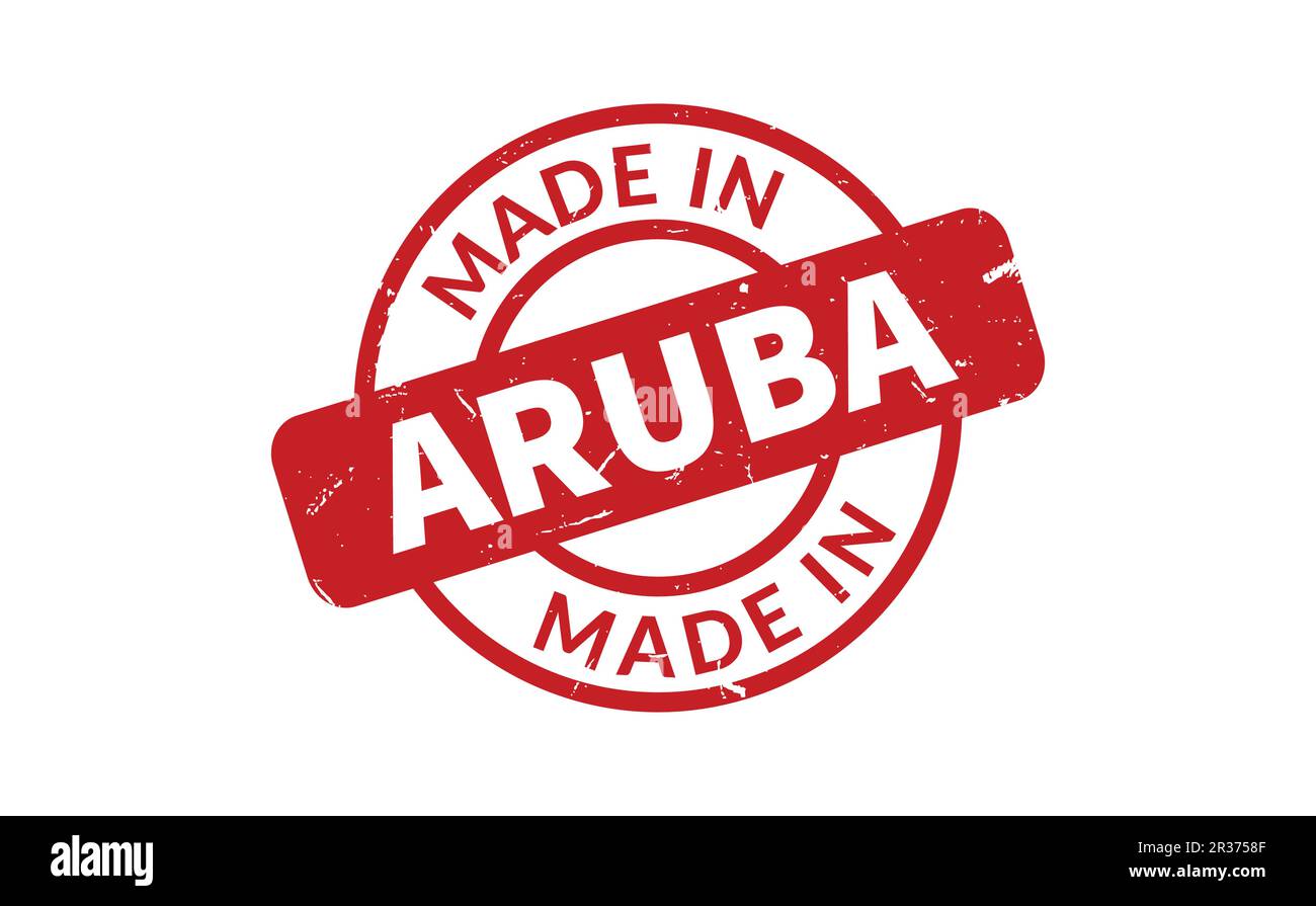 Made In Aruba Rubber Stamp Stock Vector Image & Art - Alamy