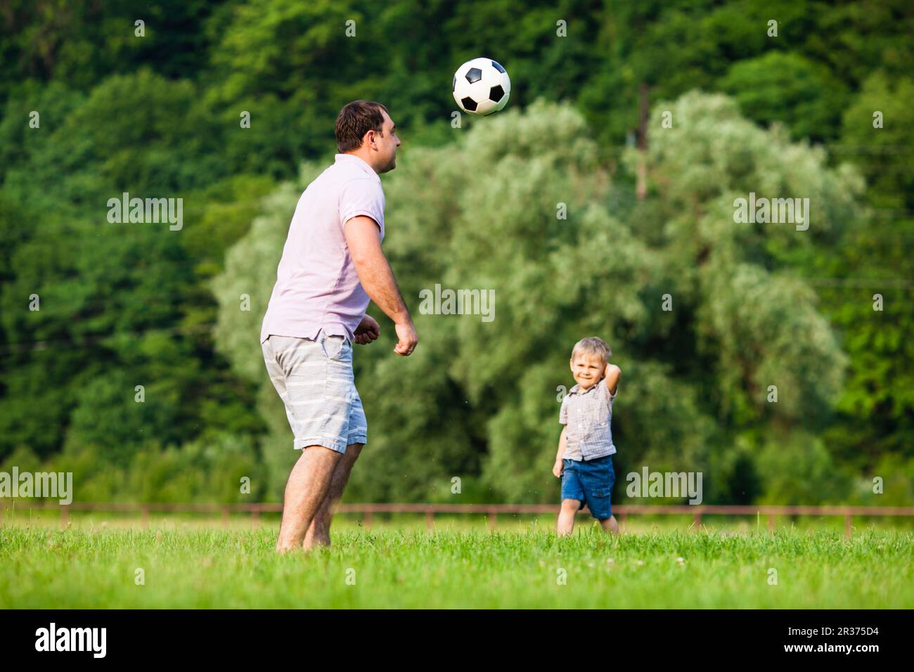 Dad son football hi-res stock photography and images - Alamy
