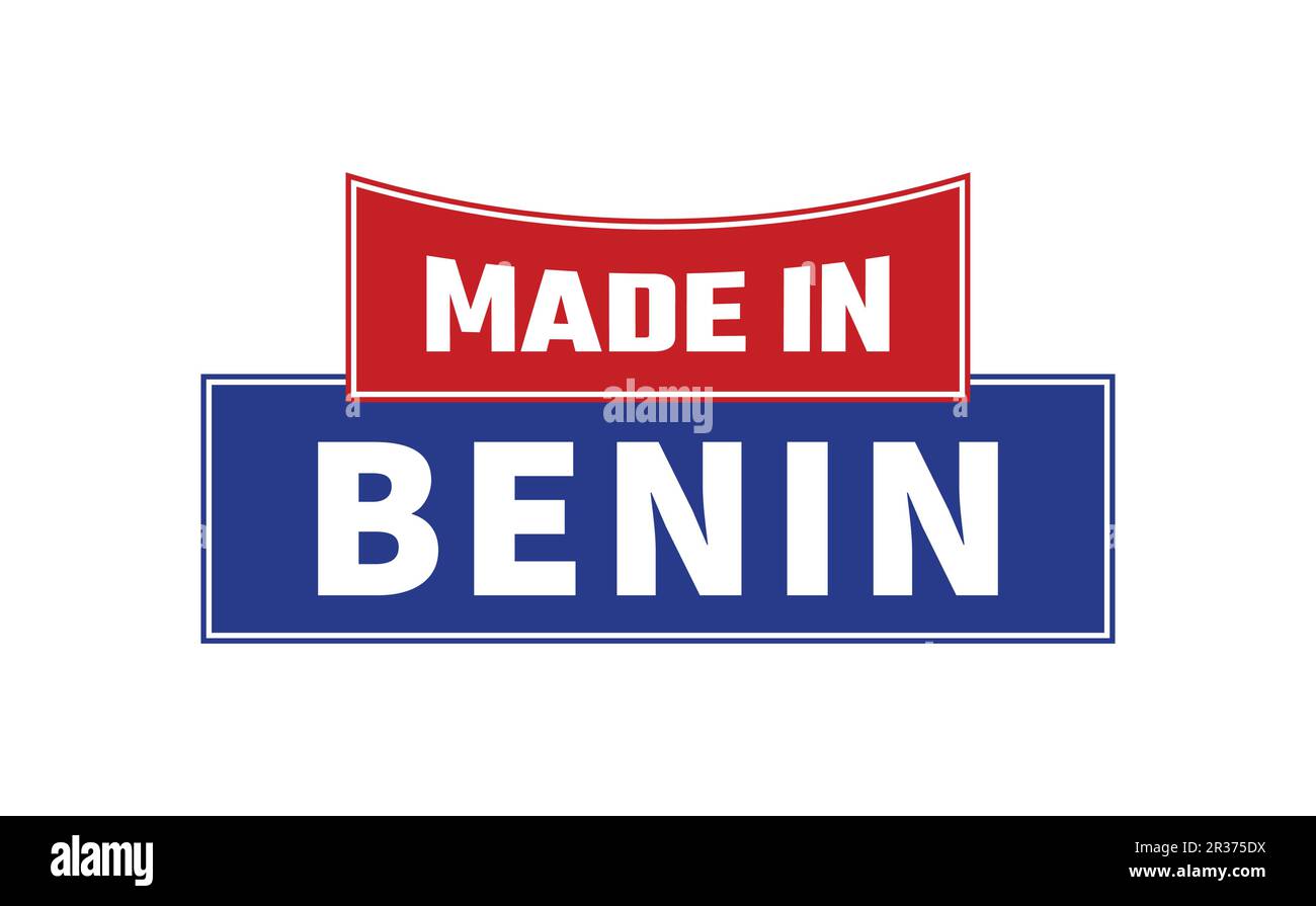Made In Benin Seal Vector Stock Vector Image & Art - Alamy
