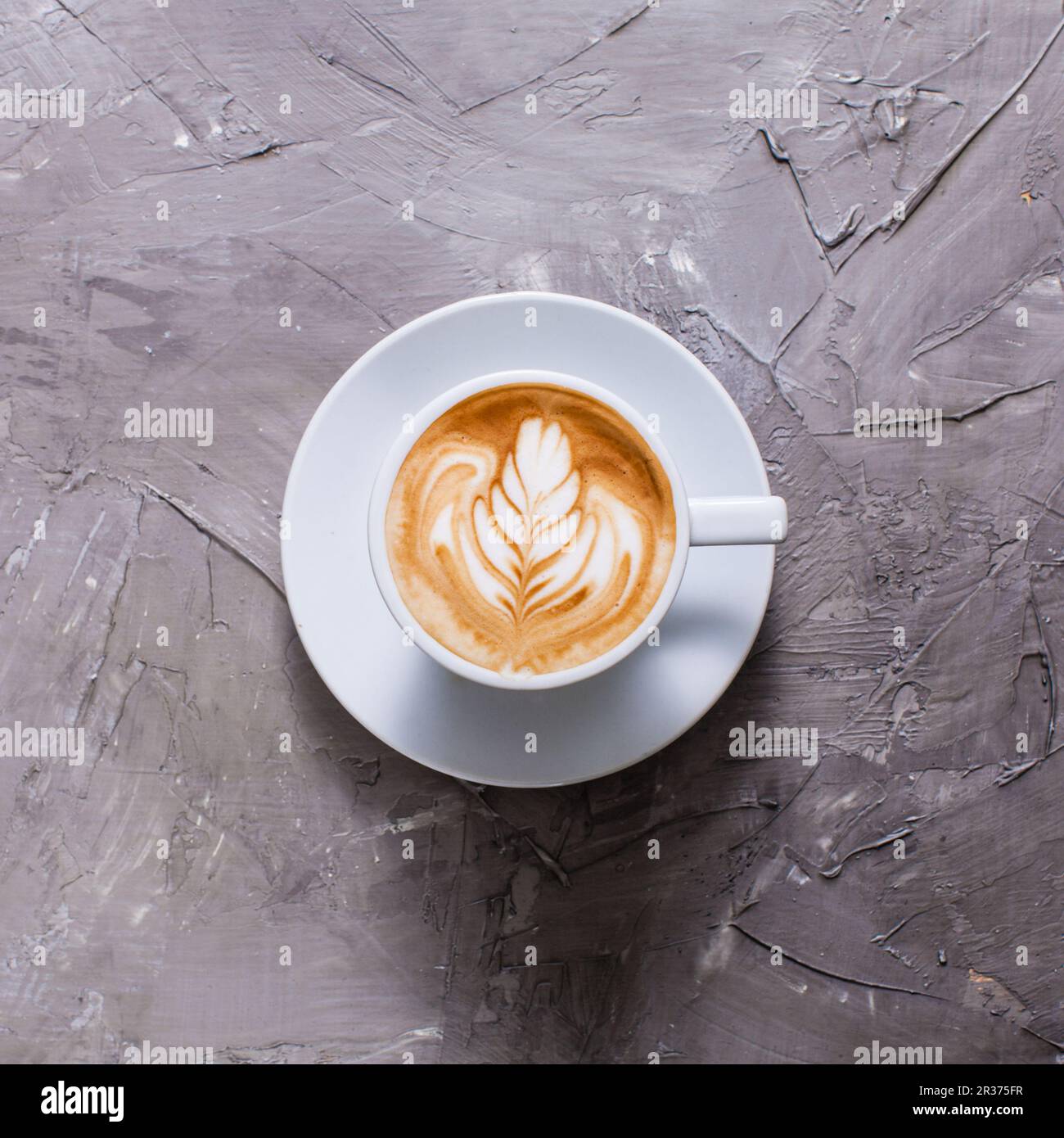 Cup delicious hot cappuccino hi-res stock photography and images - Alamy