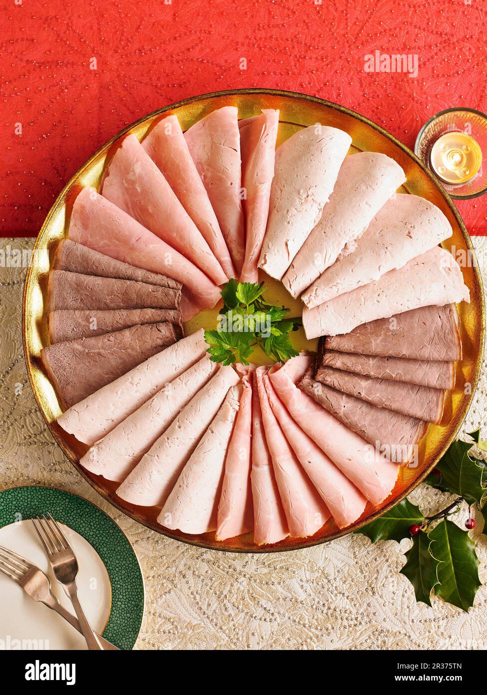 Christmas cooked beef nobody hi-res stock photography and images - Alamy